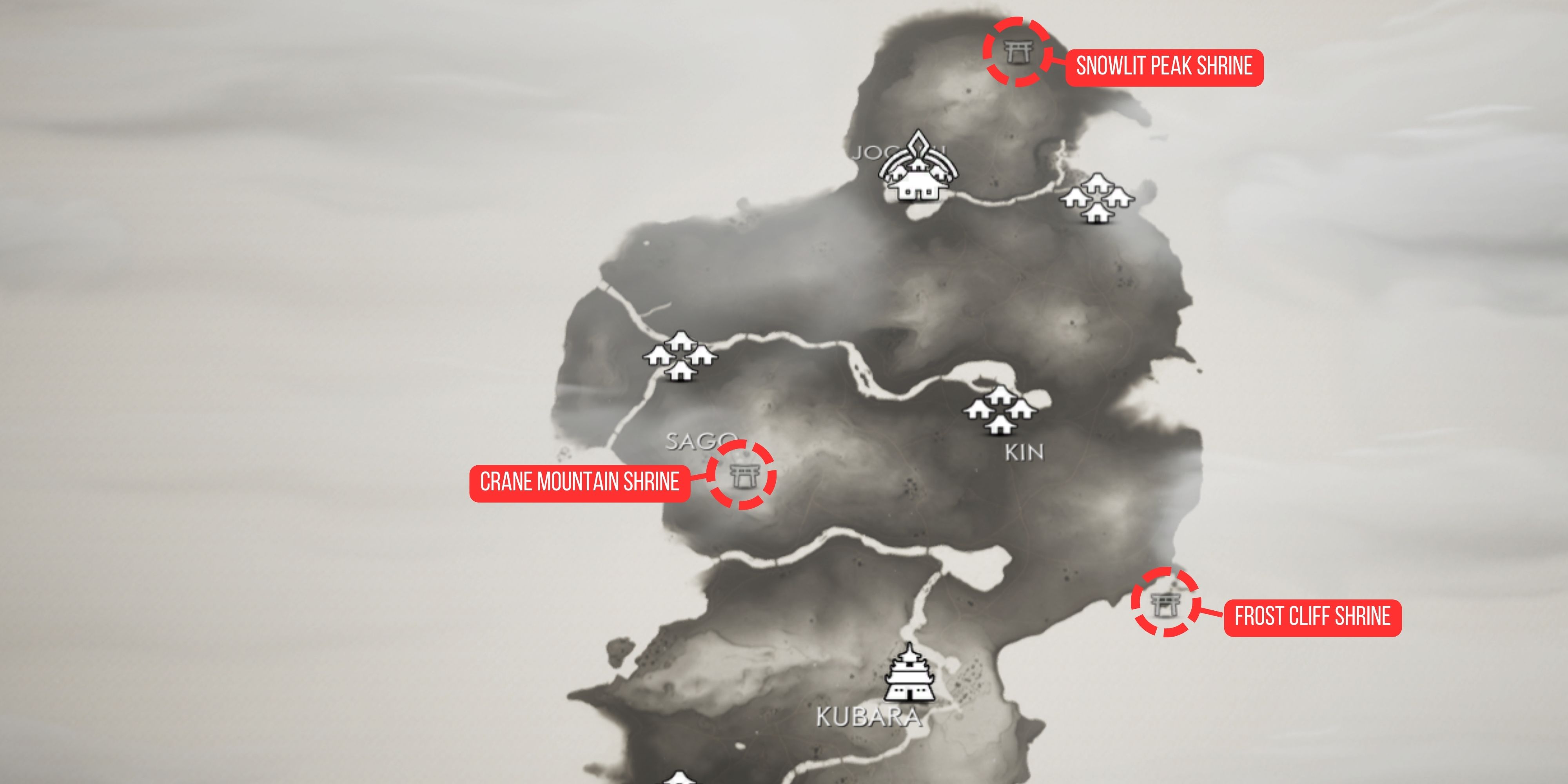 All Shrine Locations in Ghost of Tsushima