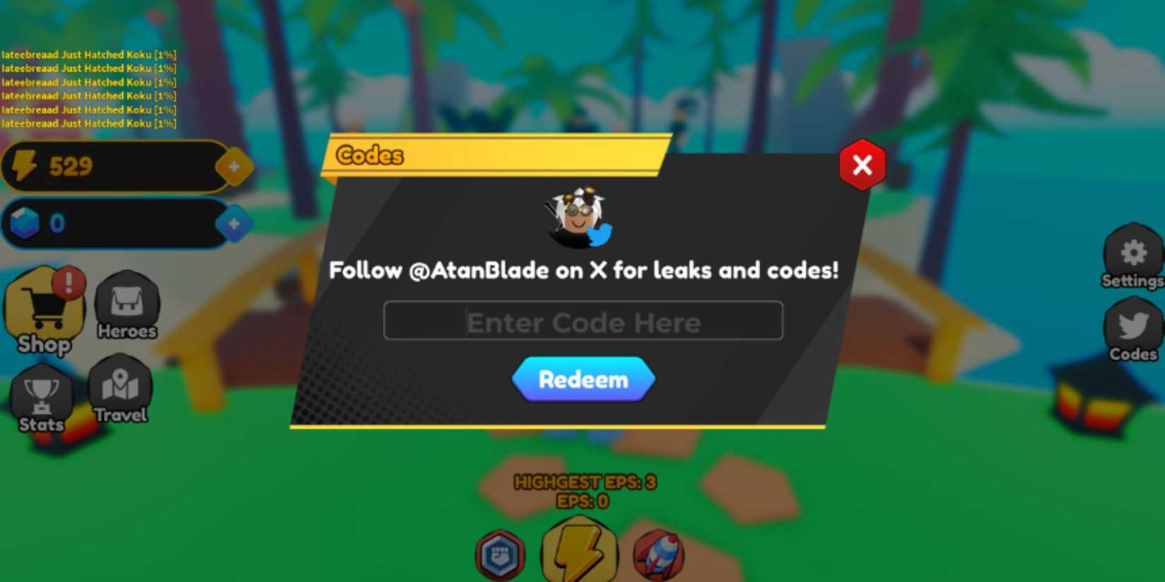 Roblox: Anime Punching Simulator 2 Codes