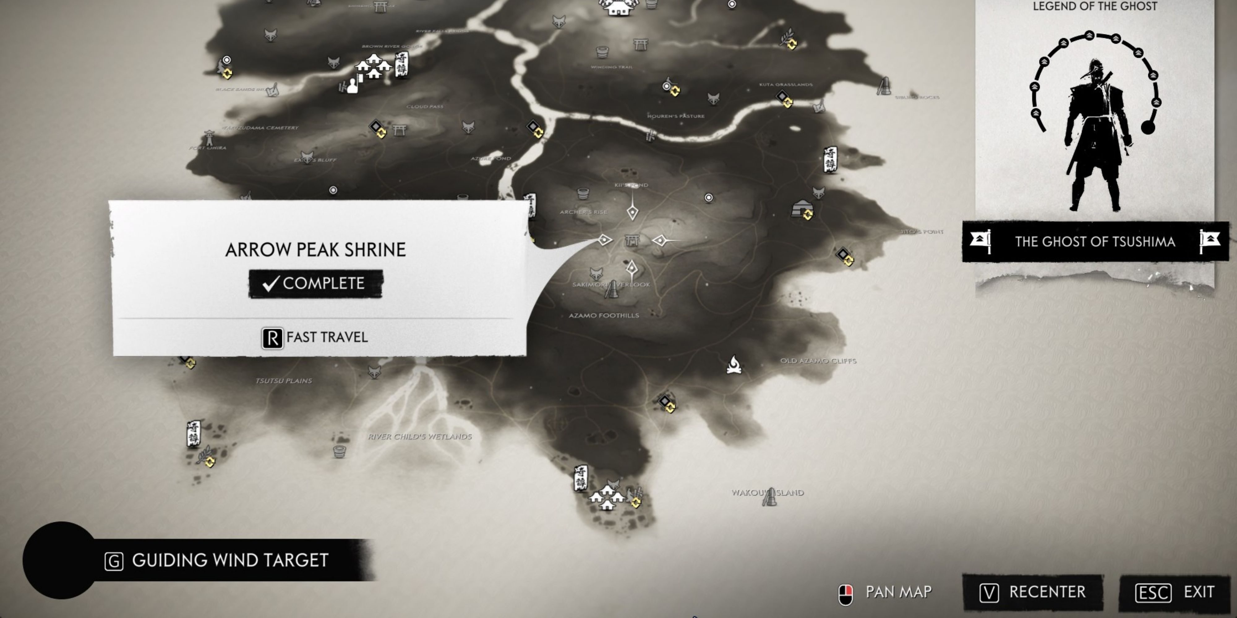 All Shrine Locations in Ghost of Tsushima