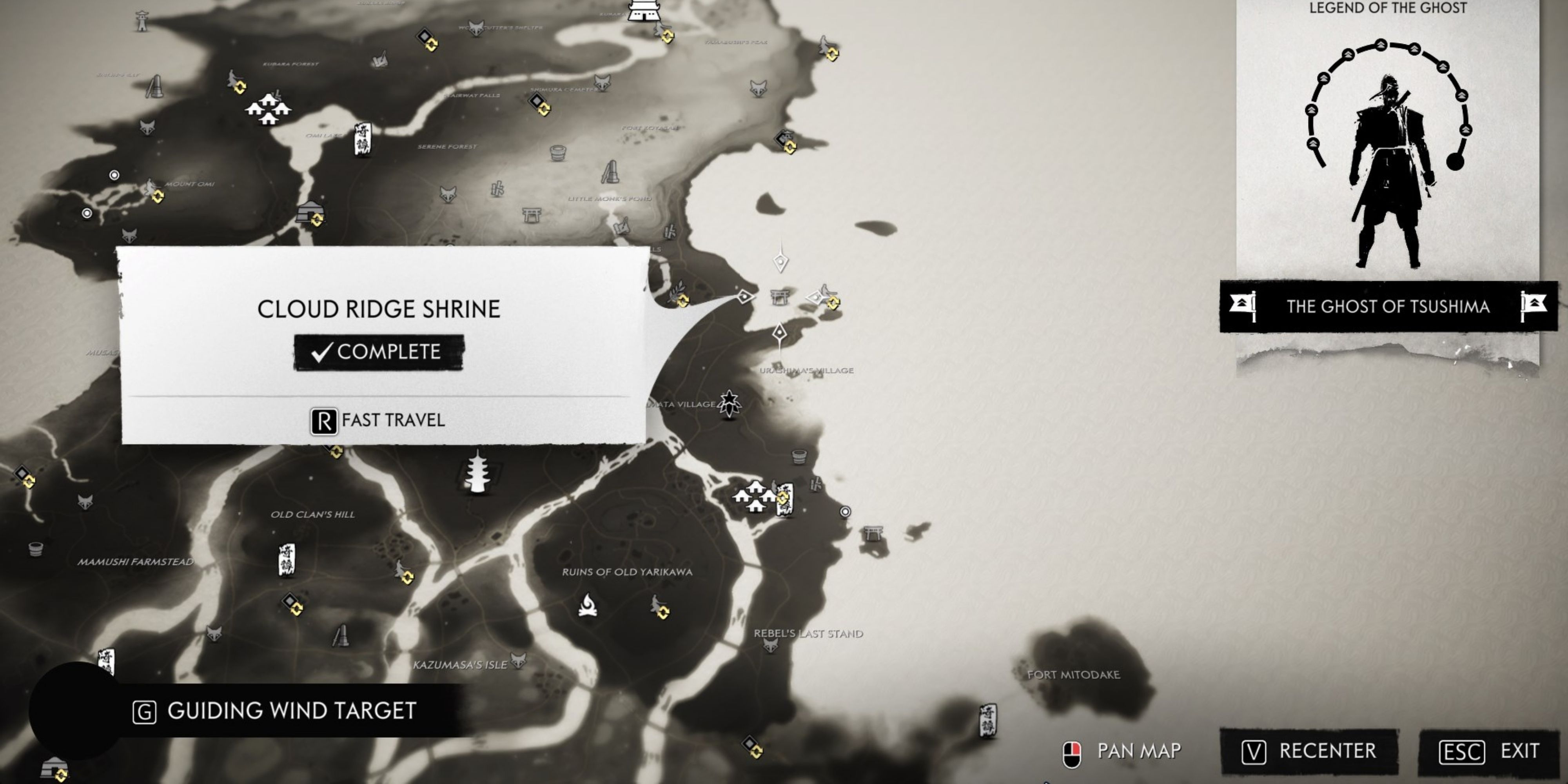 All Shrine Locations in Ghost of Tsushima