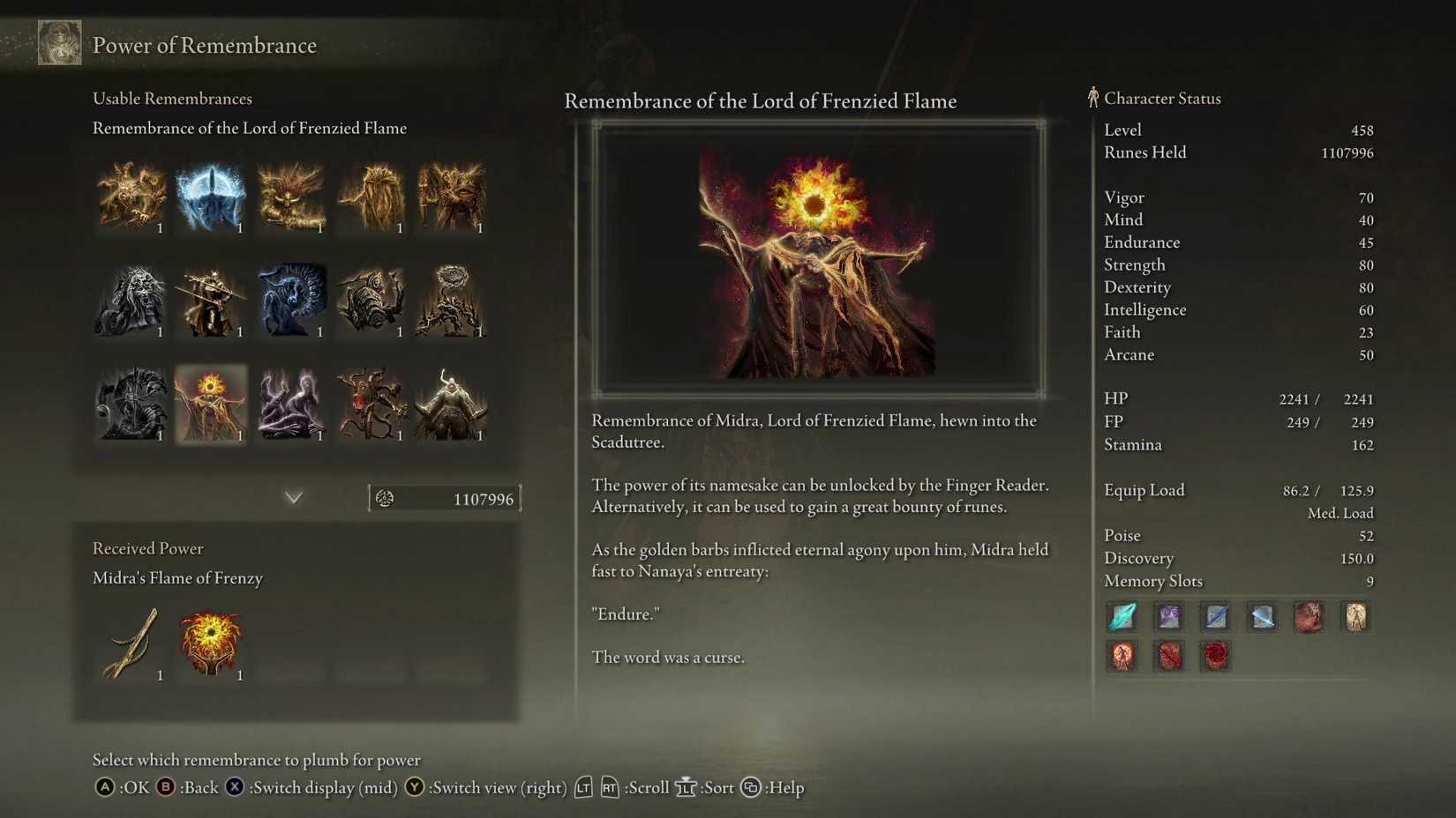 All Shadow of the Erdtree Boss Remembrances