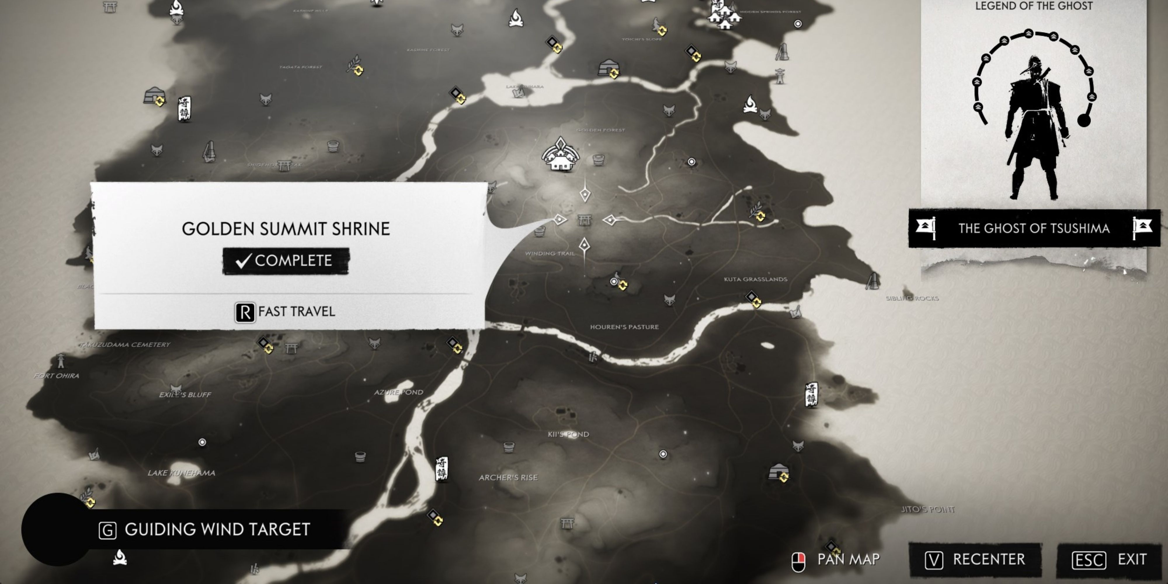 All Shrine Locations in Ghost of Tsushima