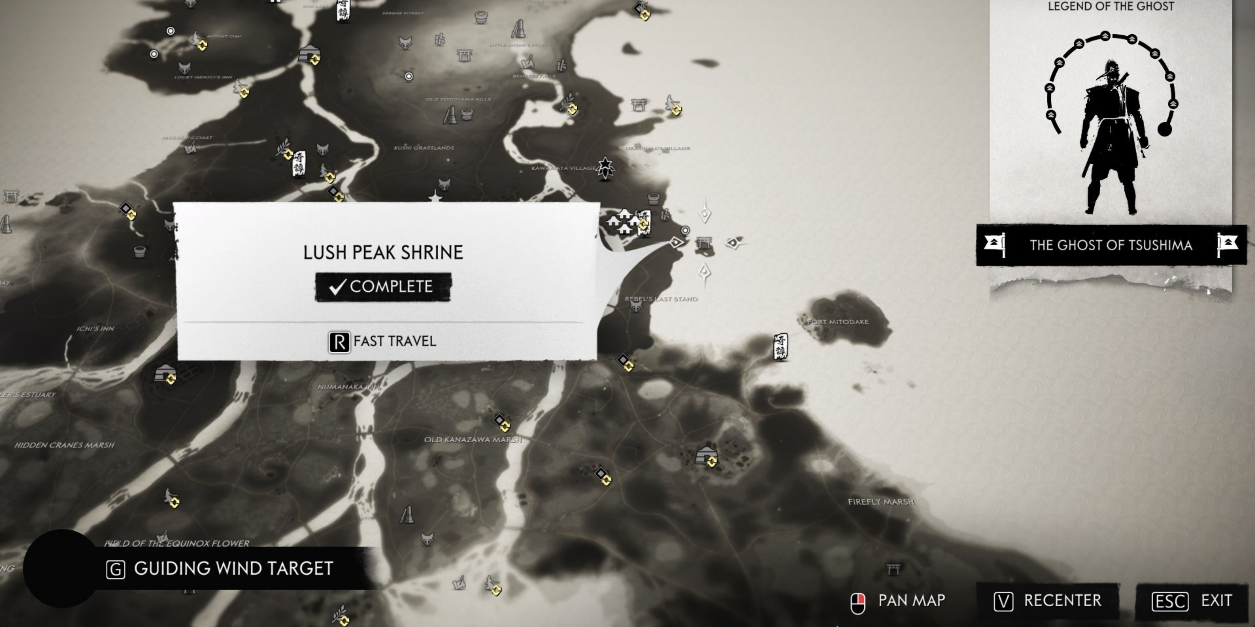 All Shrine Locations in Ghost of Tsushima