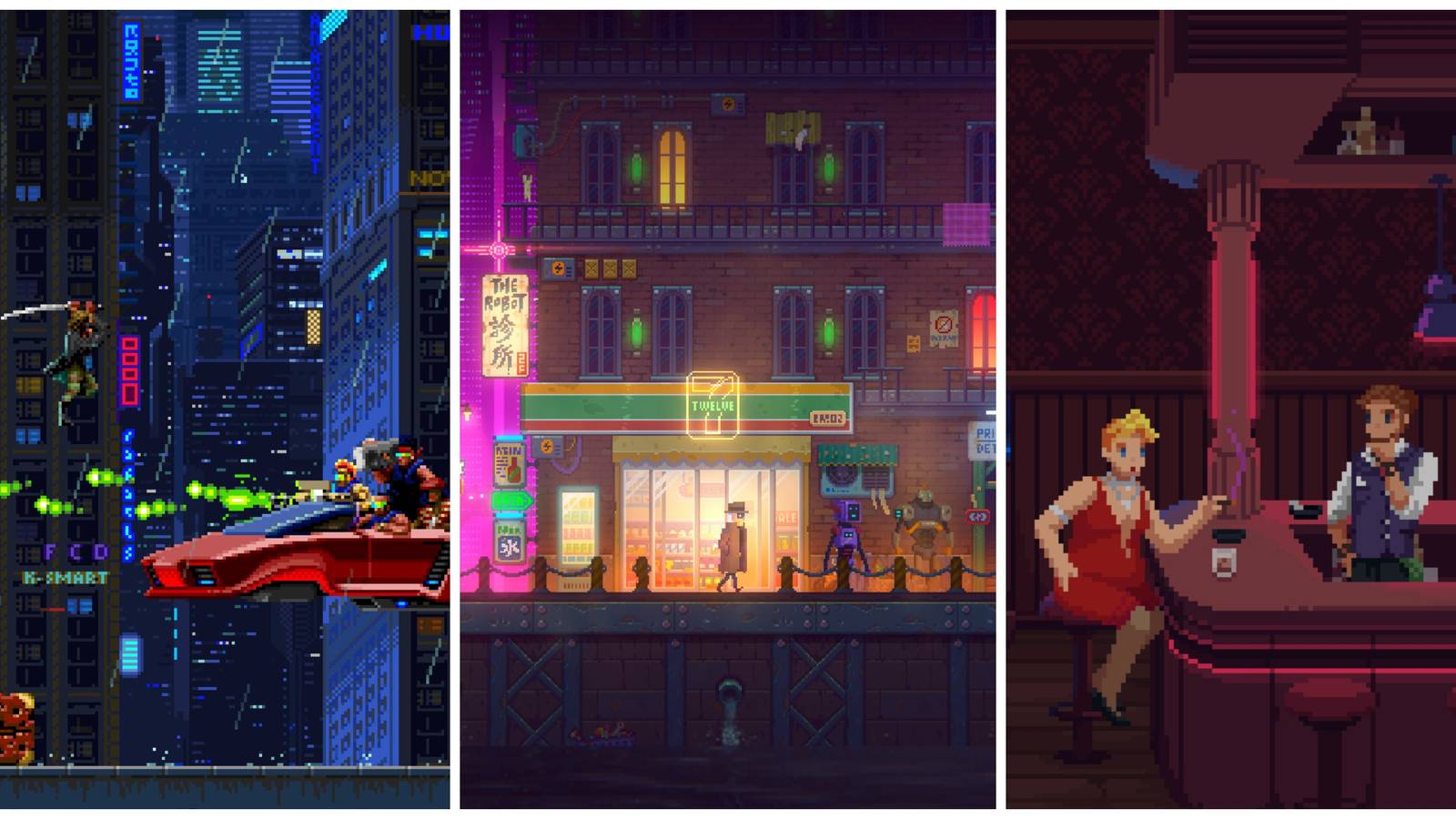 Best Pixel Art Cyberpunk Games