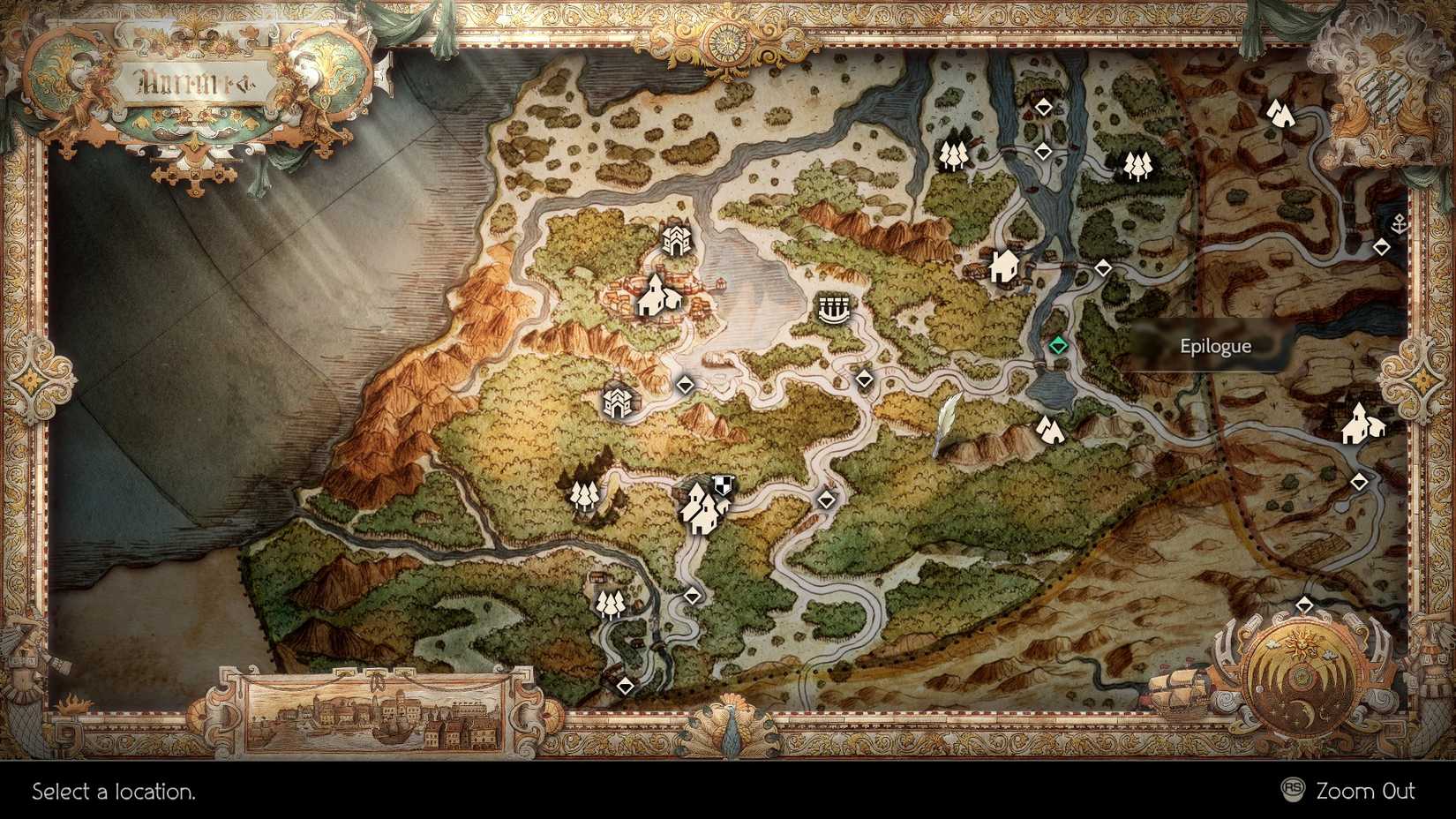 Octopath Traveler 2: Full Map and Location Guide