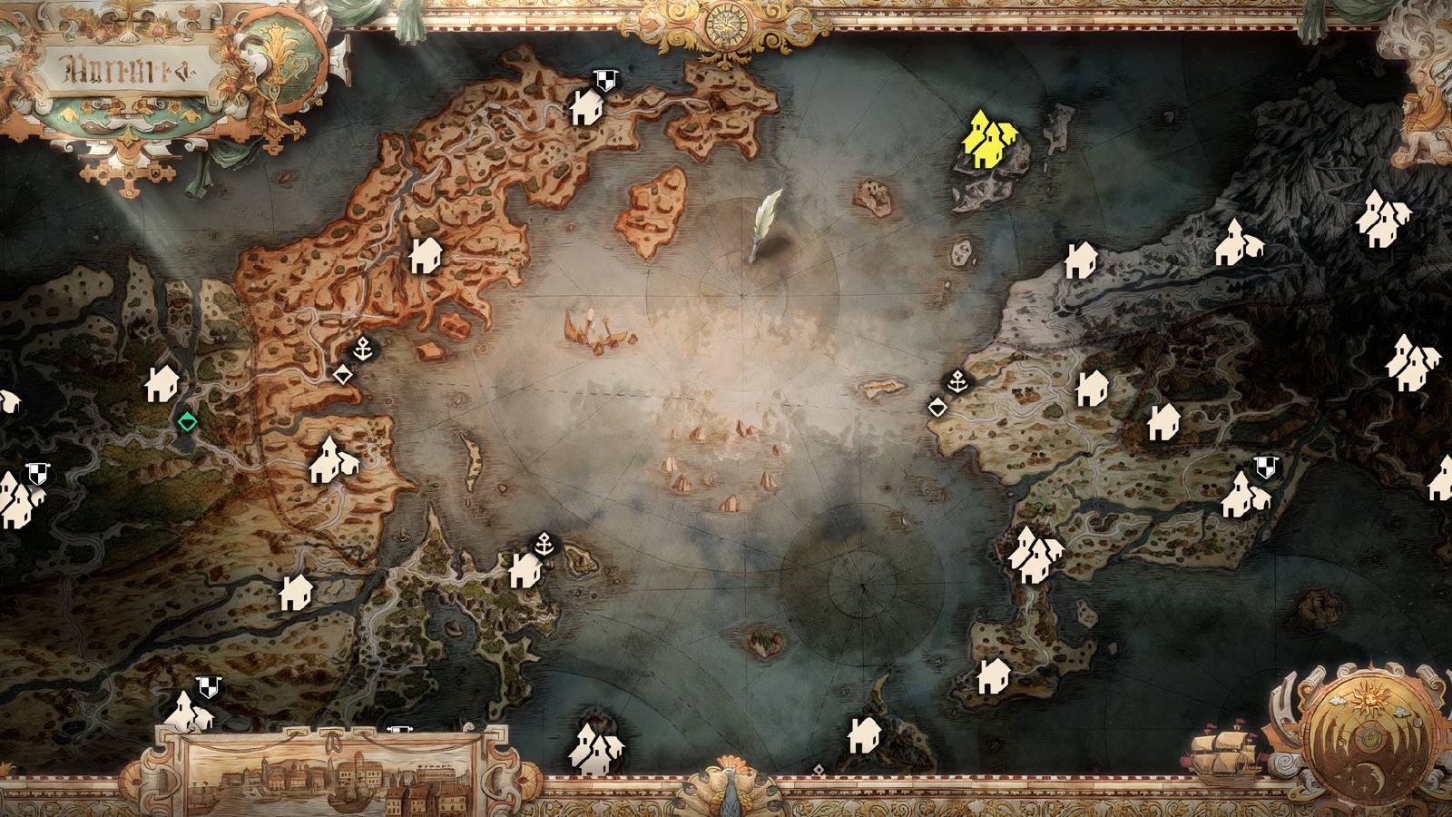 Octopath Traveler 2: Full Map and Location Guide