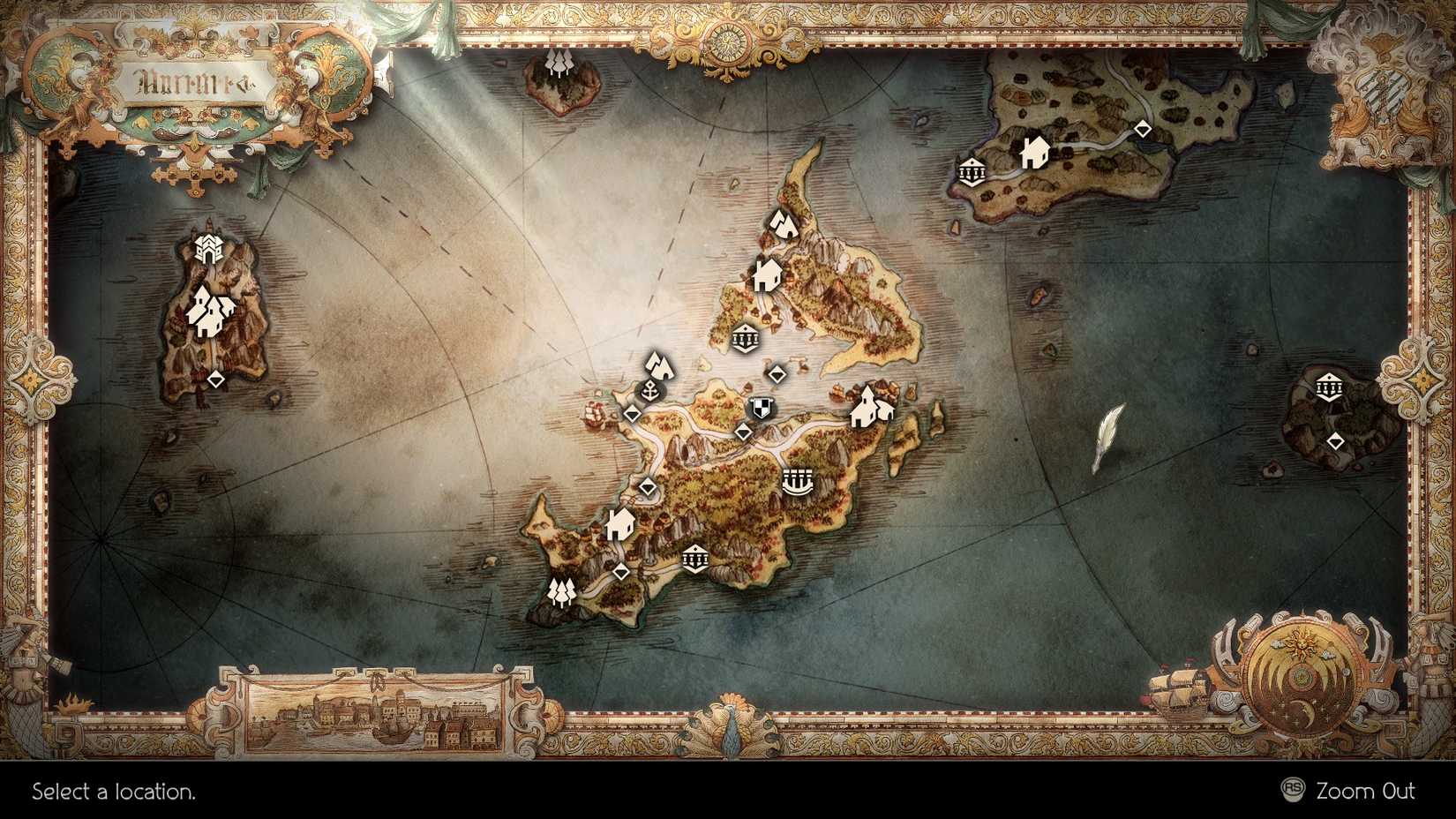 Octopath Traveler 2: Full Map and Location Guide