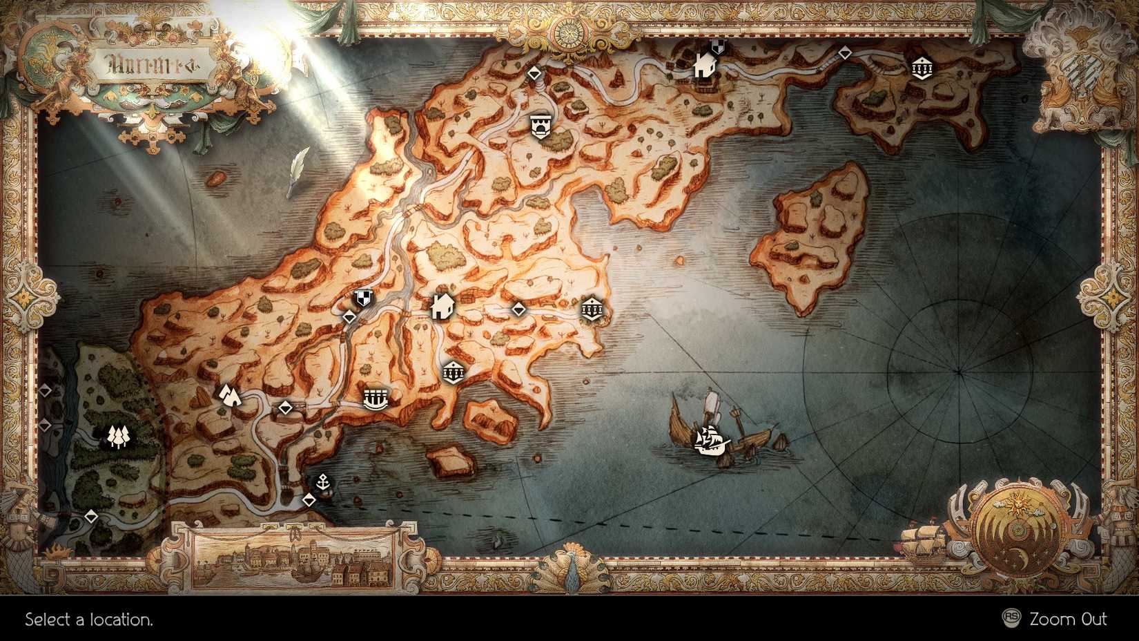 Octopath Traveler 2: Full Map and Location Guide