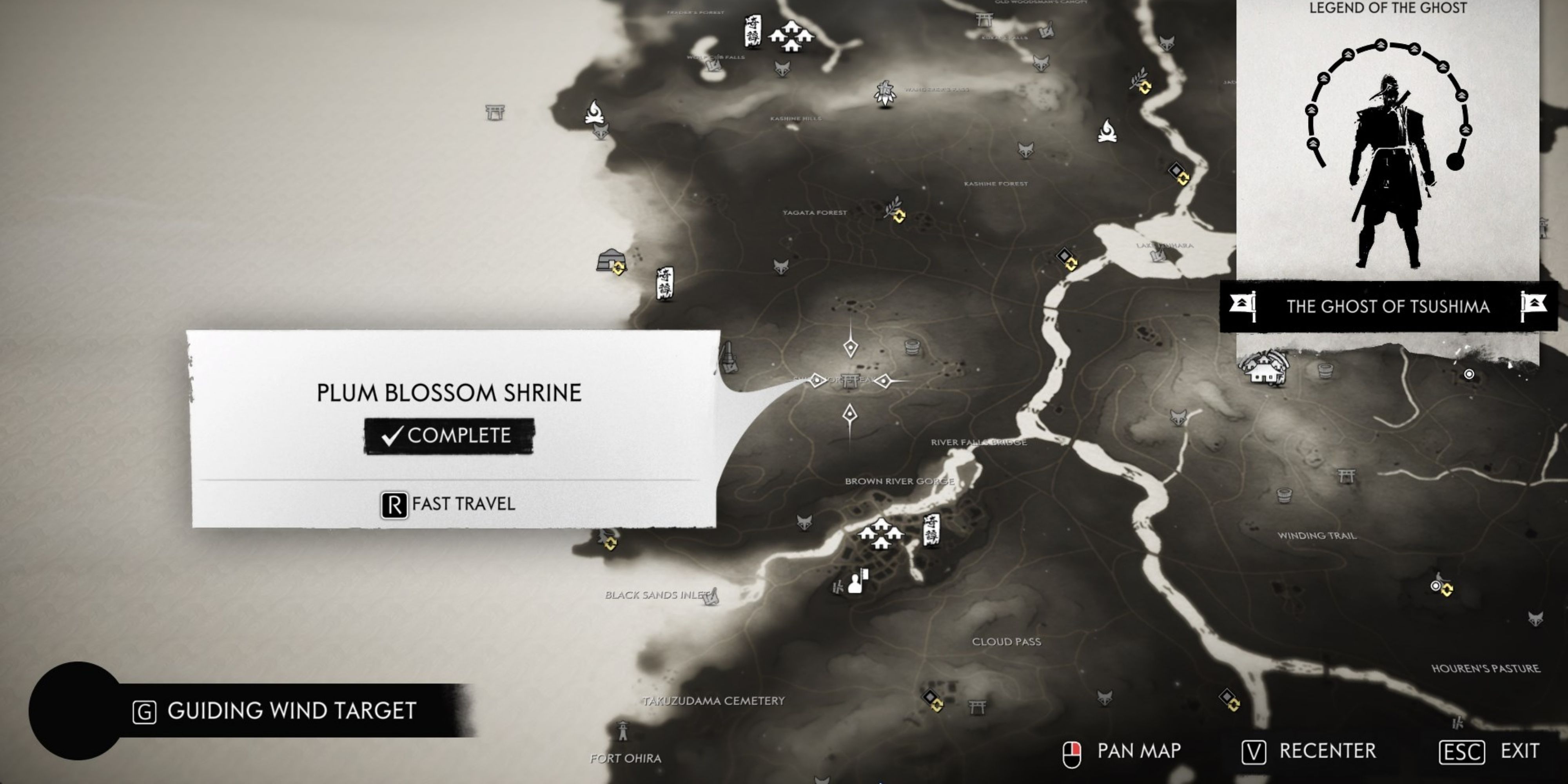 All Shrine Locations in Ghost of Tsushima
