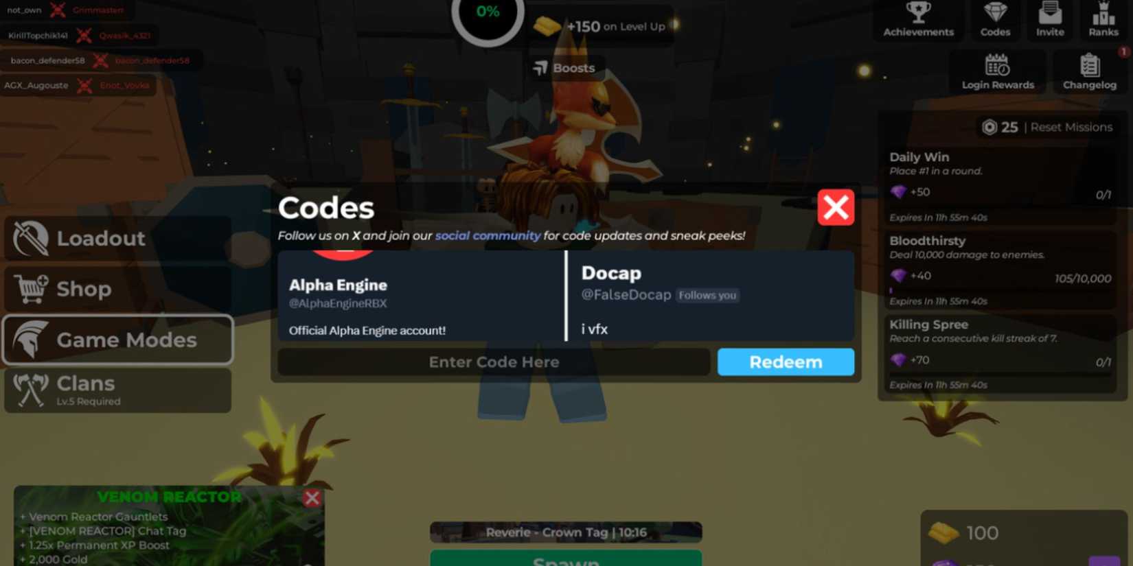 Roblox: Rampant Codes b