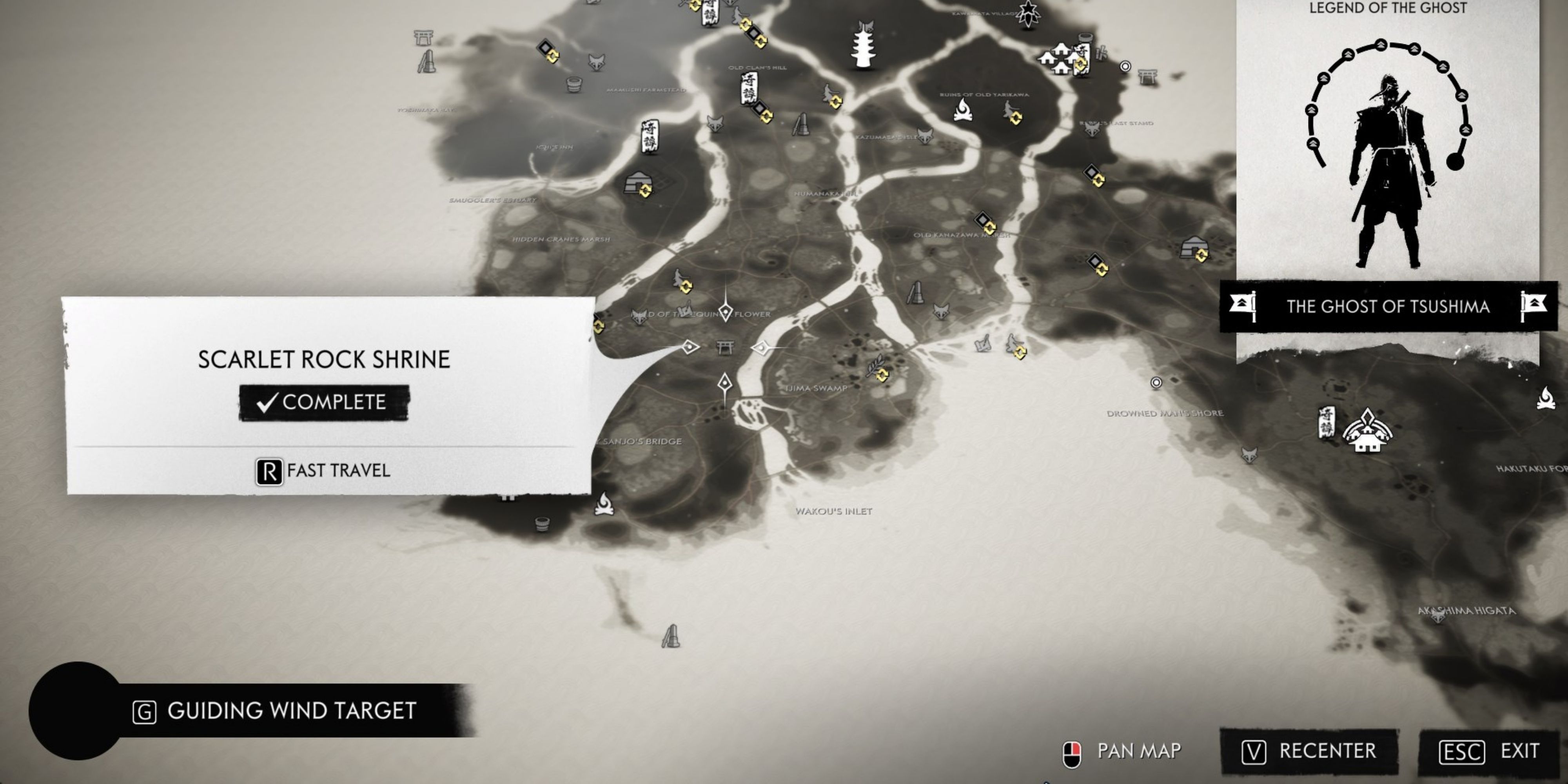 All Shrine Locations in Ghost of Tsushima