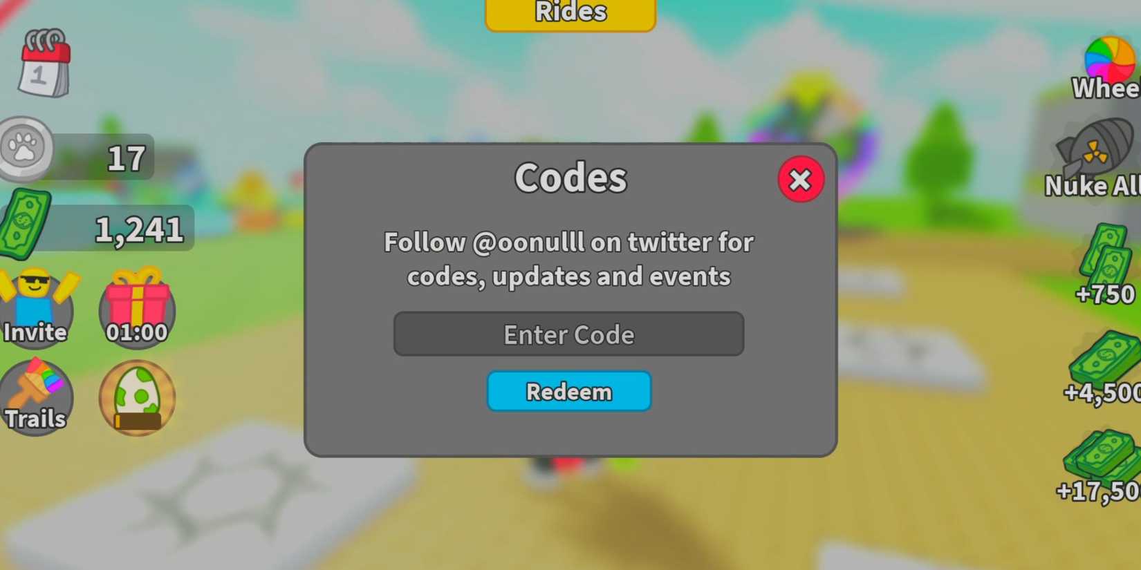 Roblox: Slide Down A Hill Codes