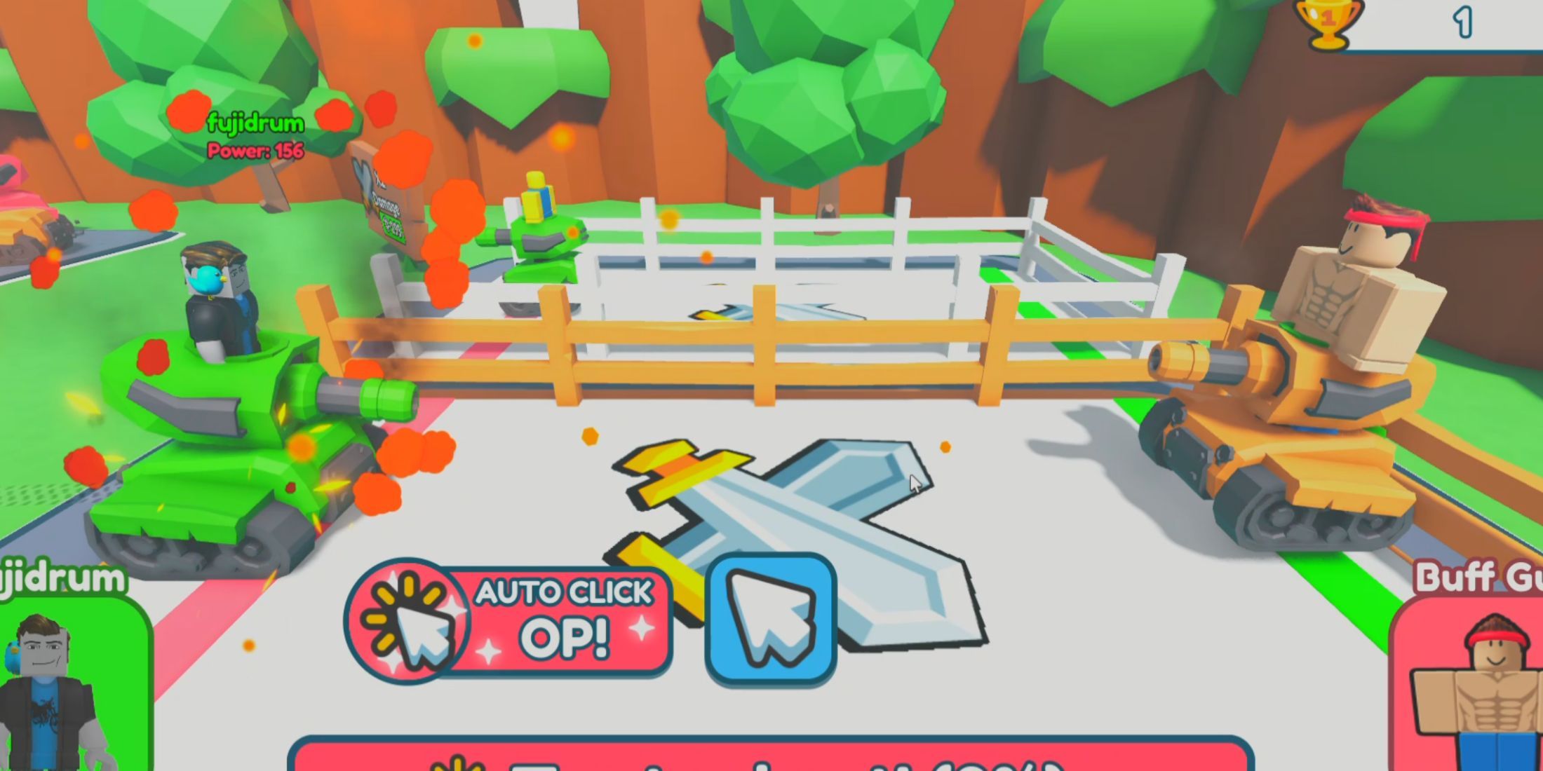 Roblox: Tank Fight Simulator Codes