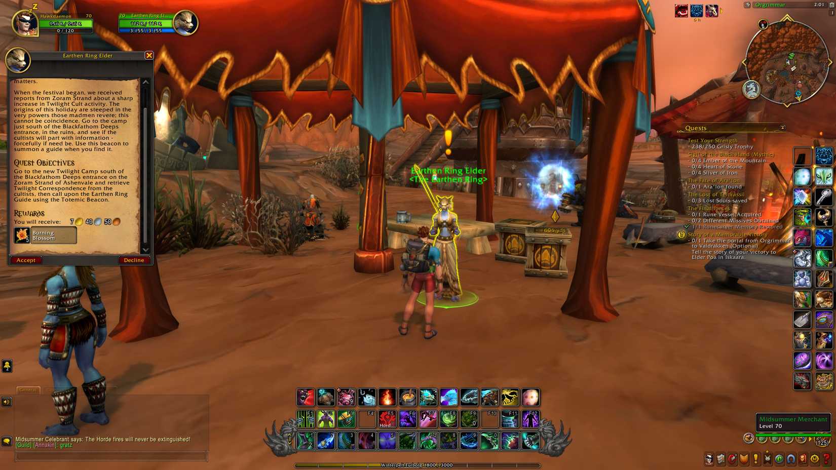 World of Warcraft: Midsummer Fire Festival Event Guide