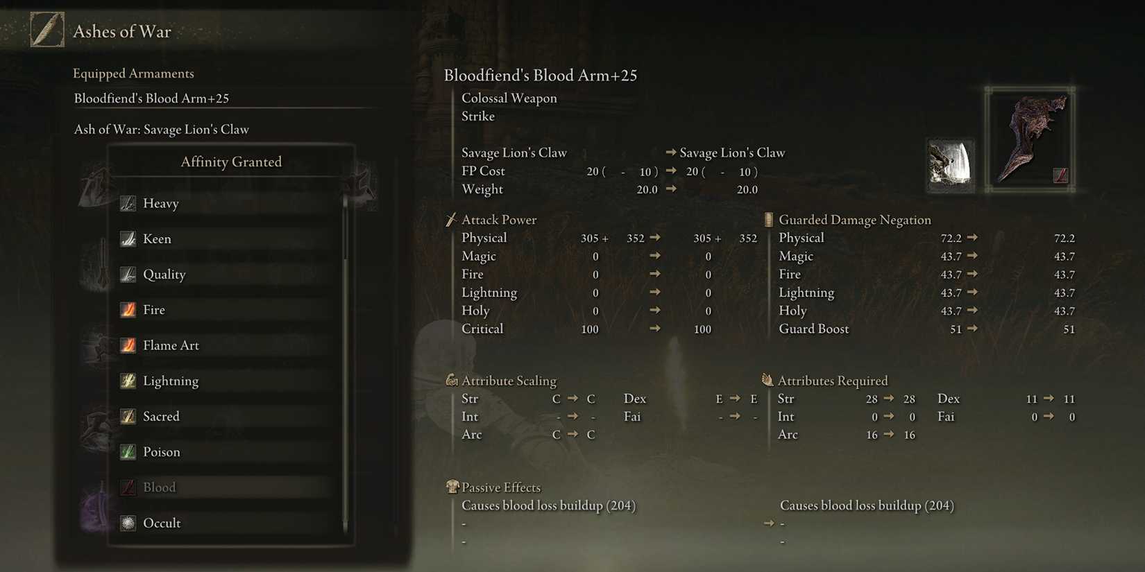 Elden Ring: Shadow Of The Erdtree - Best Bloodfiend's Arm Build