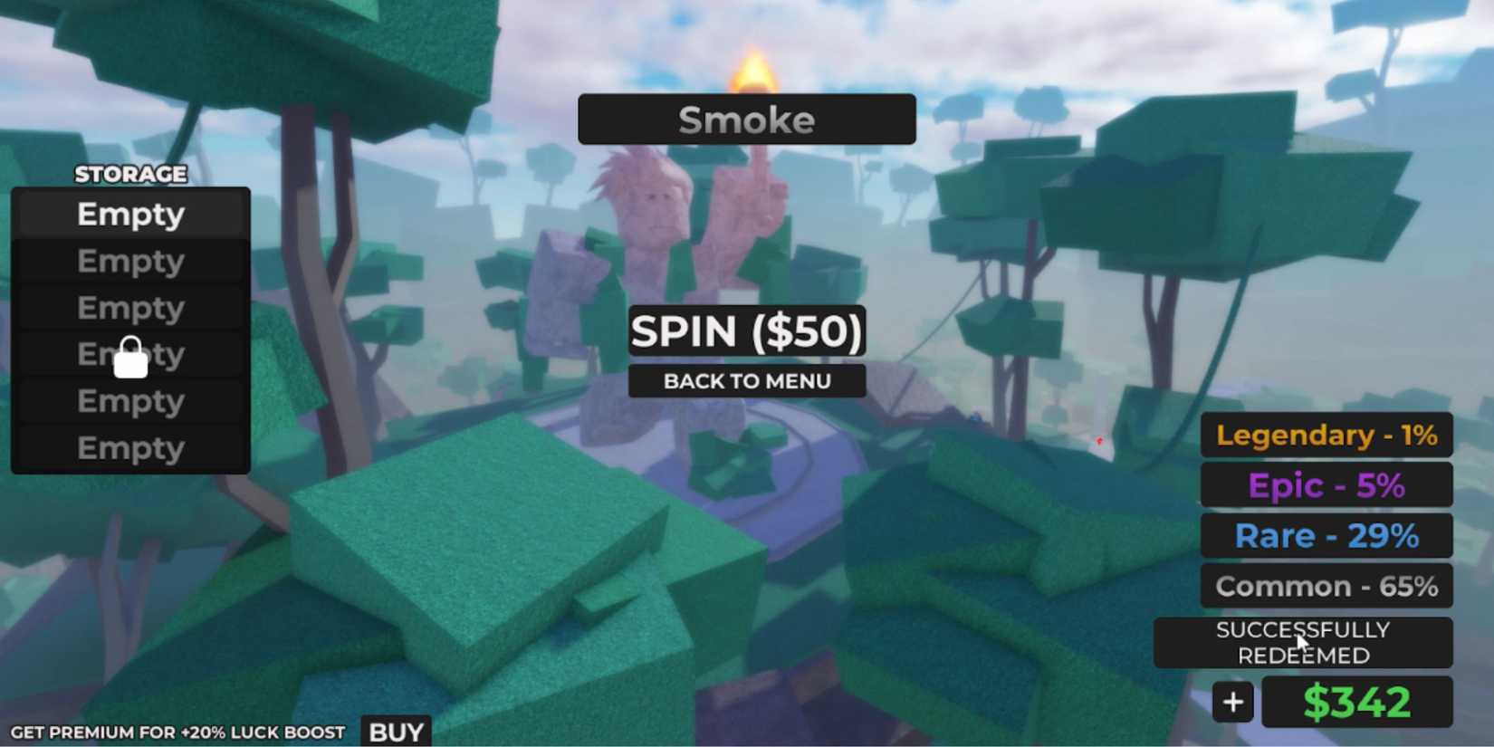 Roblox: Elemental Battlegrounds Codes