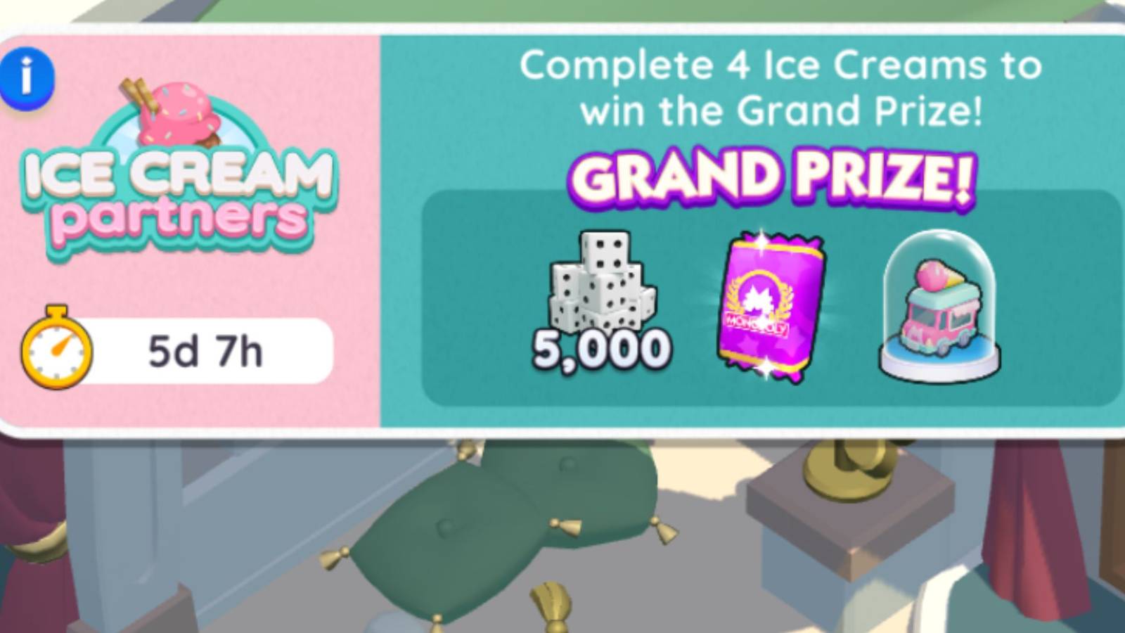 Monopoly GO: Ice Cream Partners Rewards And Milestones