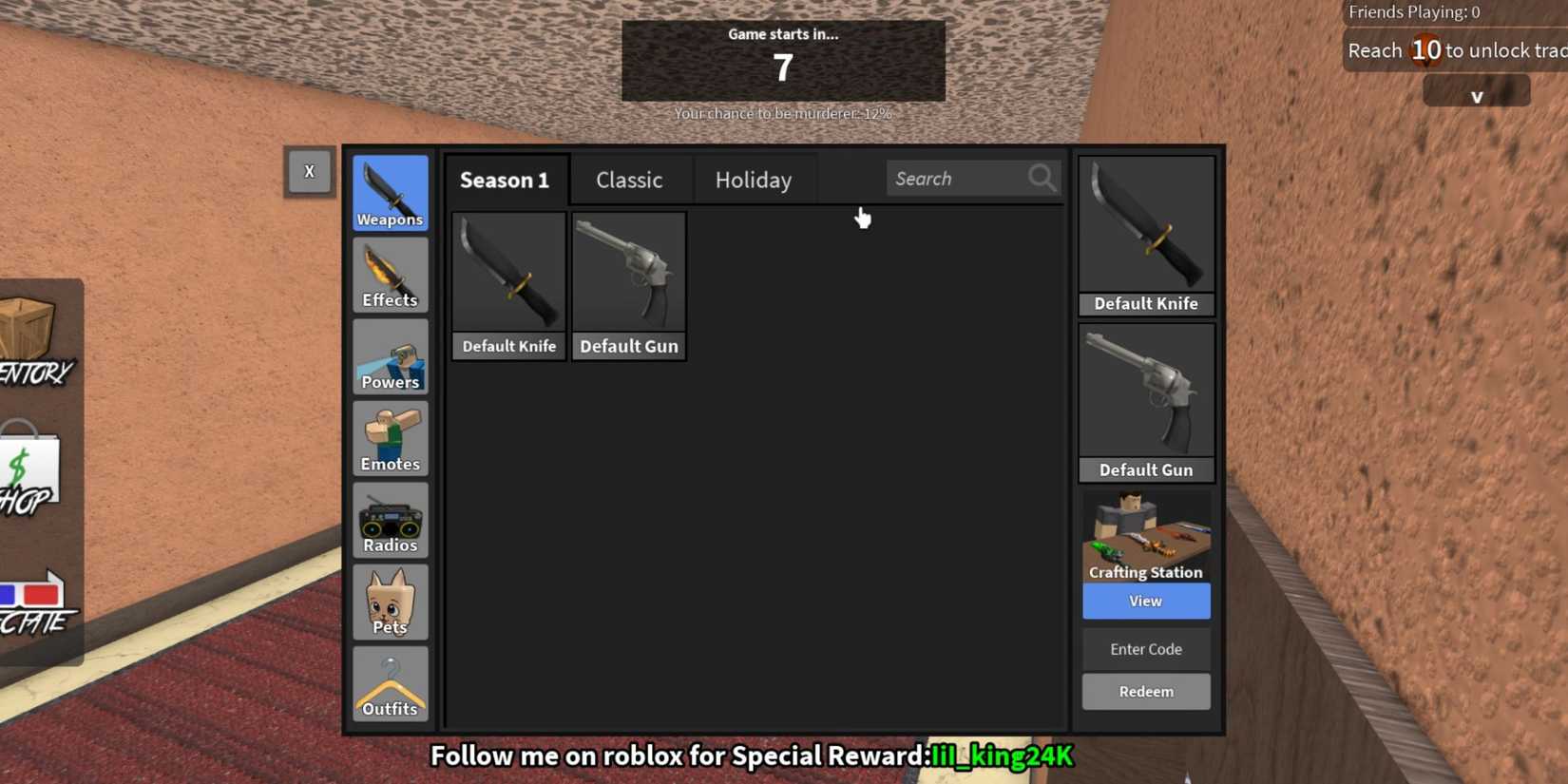 Roblox: MM2 | Murder Mystery [R15] Codes