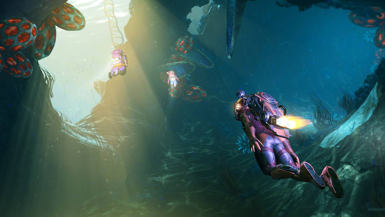 No Man’s Sky Player Builds Impressive Tropical Island Base