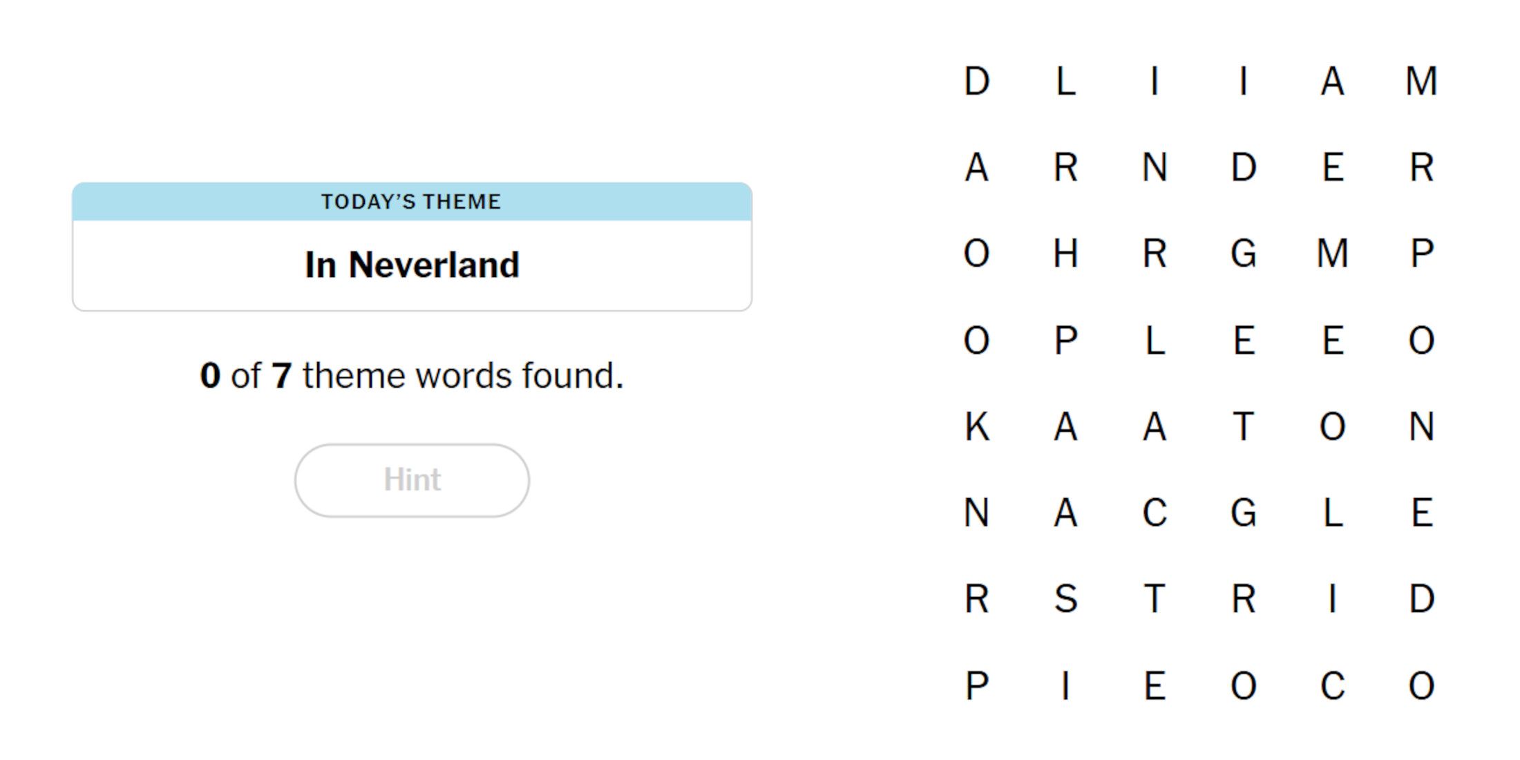 New York Times Strands Hints and Answers for July 10, 2024