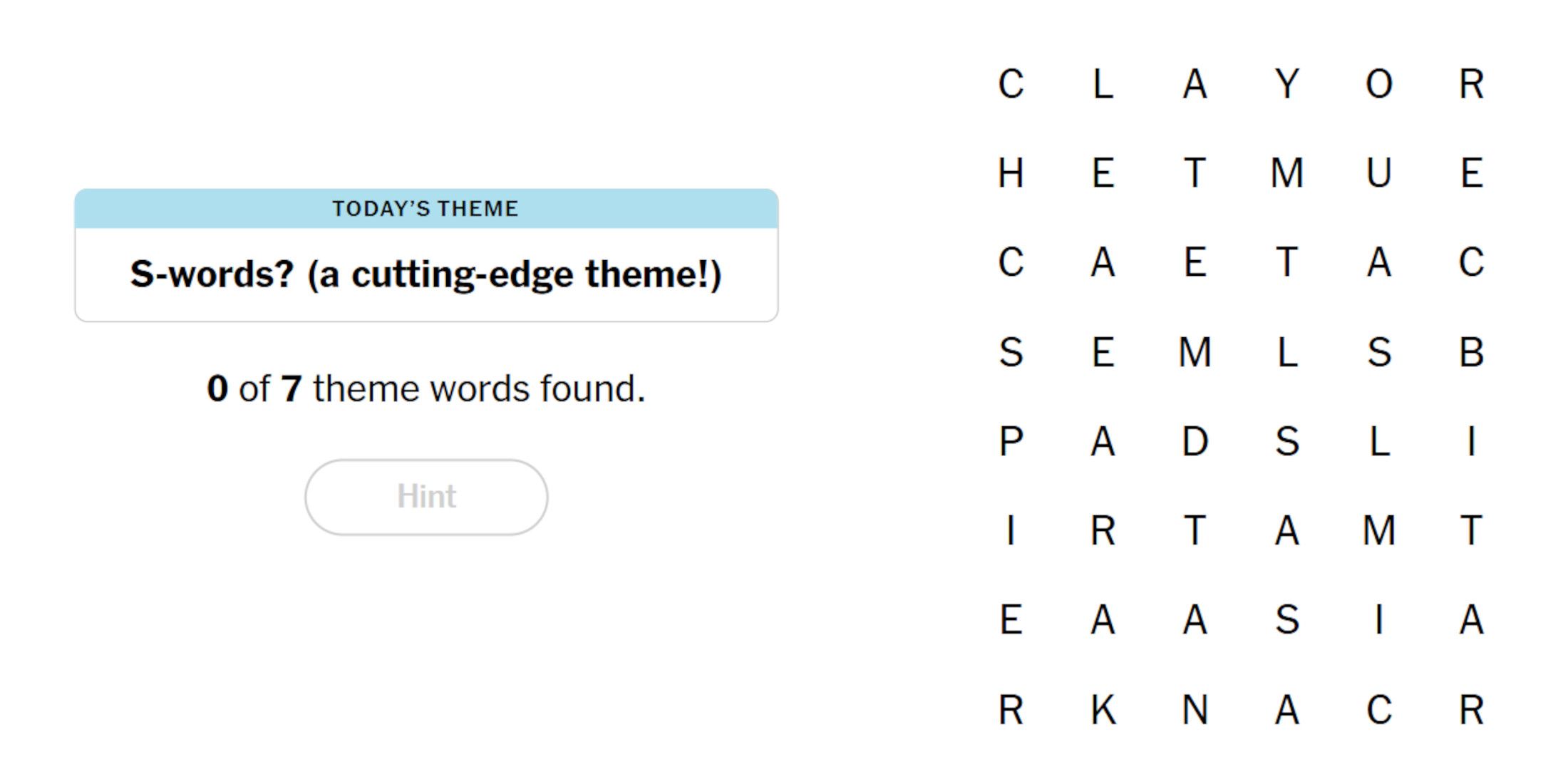 New York Times Strands Hints and Answers for July 21, 2024