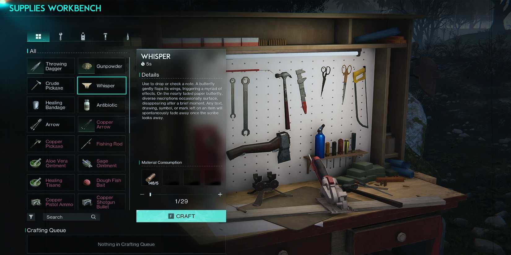 Once Human: How to Craft & Drop Whisper Notes