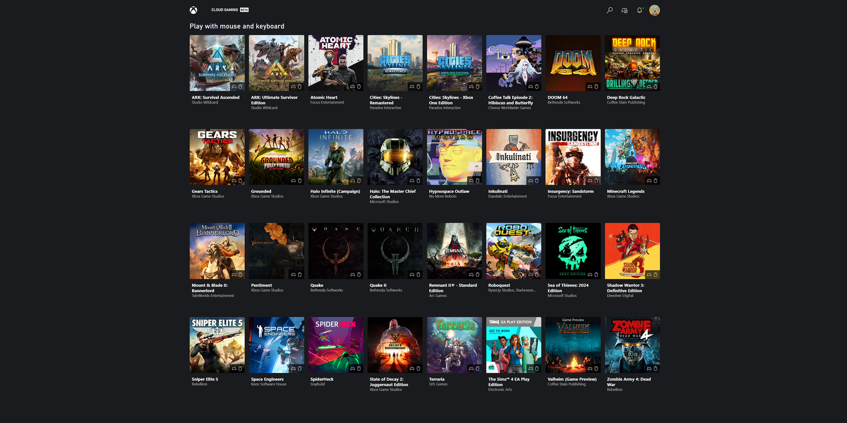 How to Use a Keyboard and Mouse for Xbox Cloud Gaming