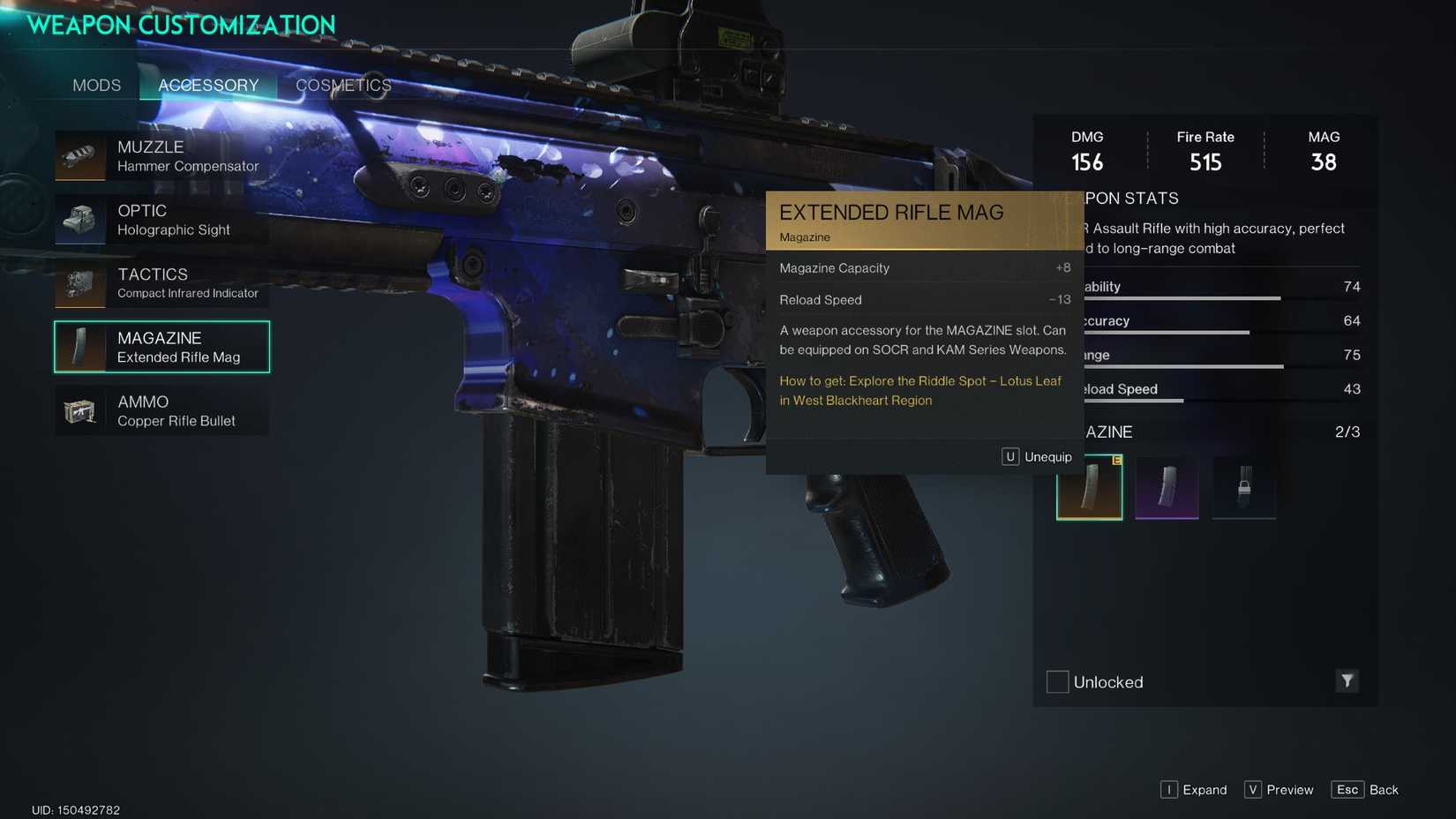 How To Get The Extended Rifle Mag In Once Human