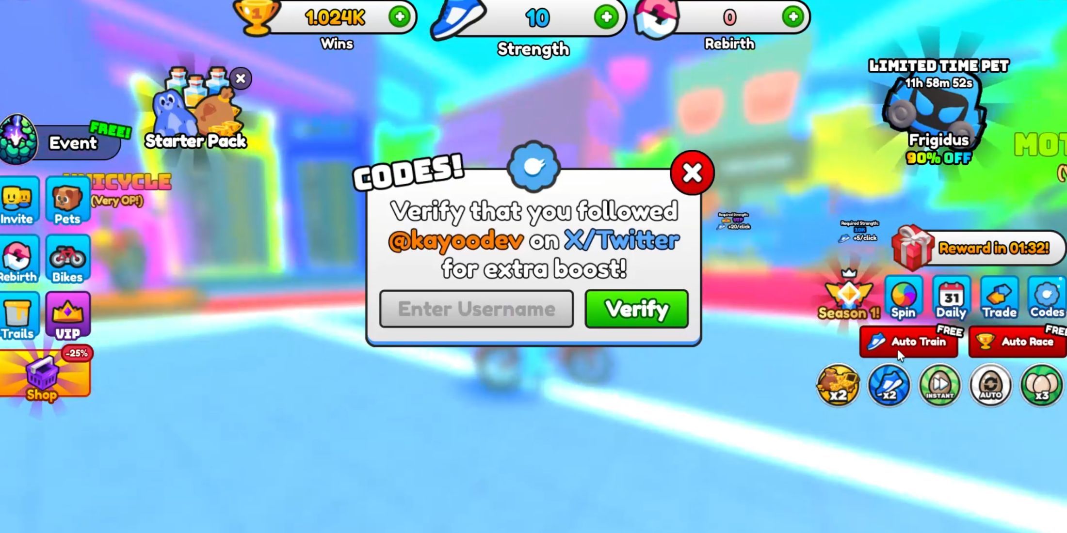 Roblox: Bike Race Codes