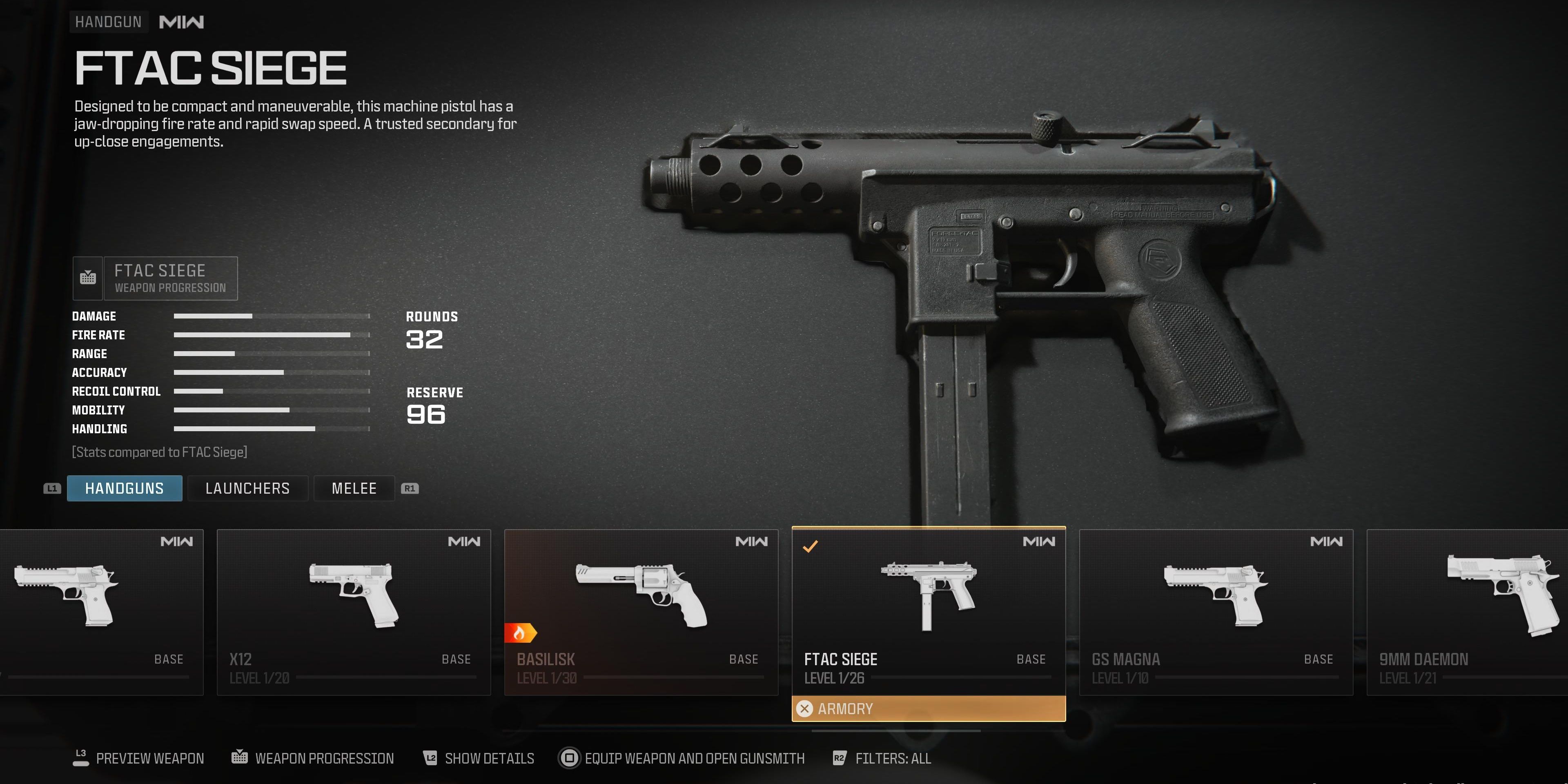 COD MW3: Best Handguns