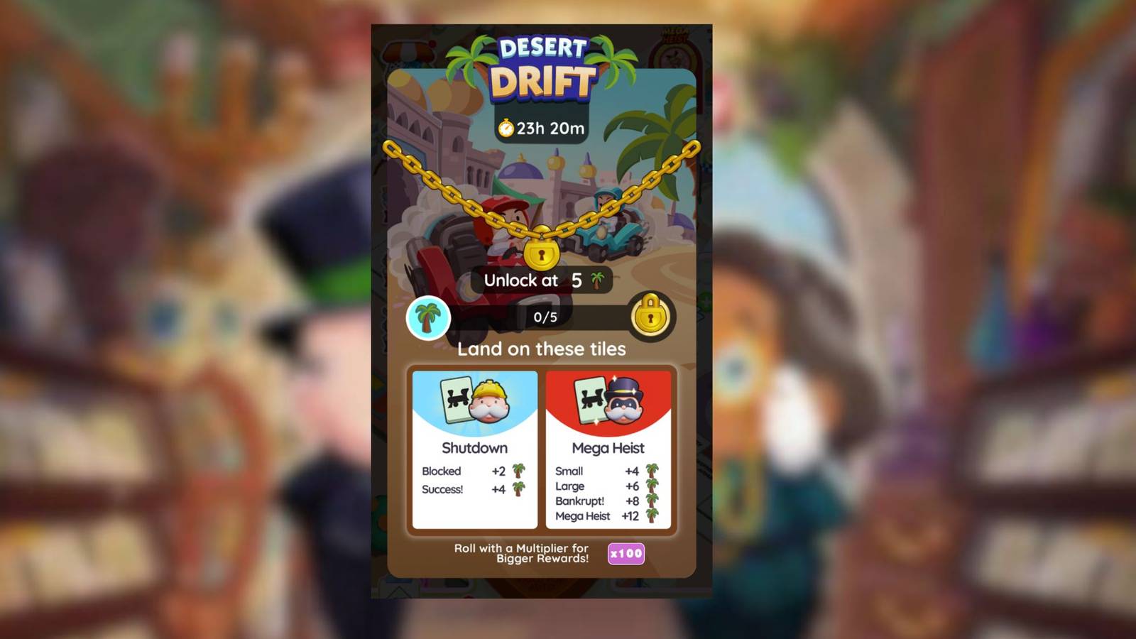 Monopoly GO: Desert Drift Rewards And Milestones
