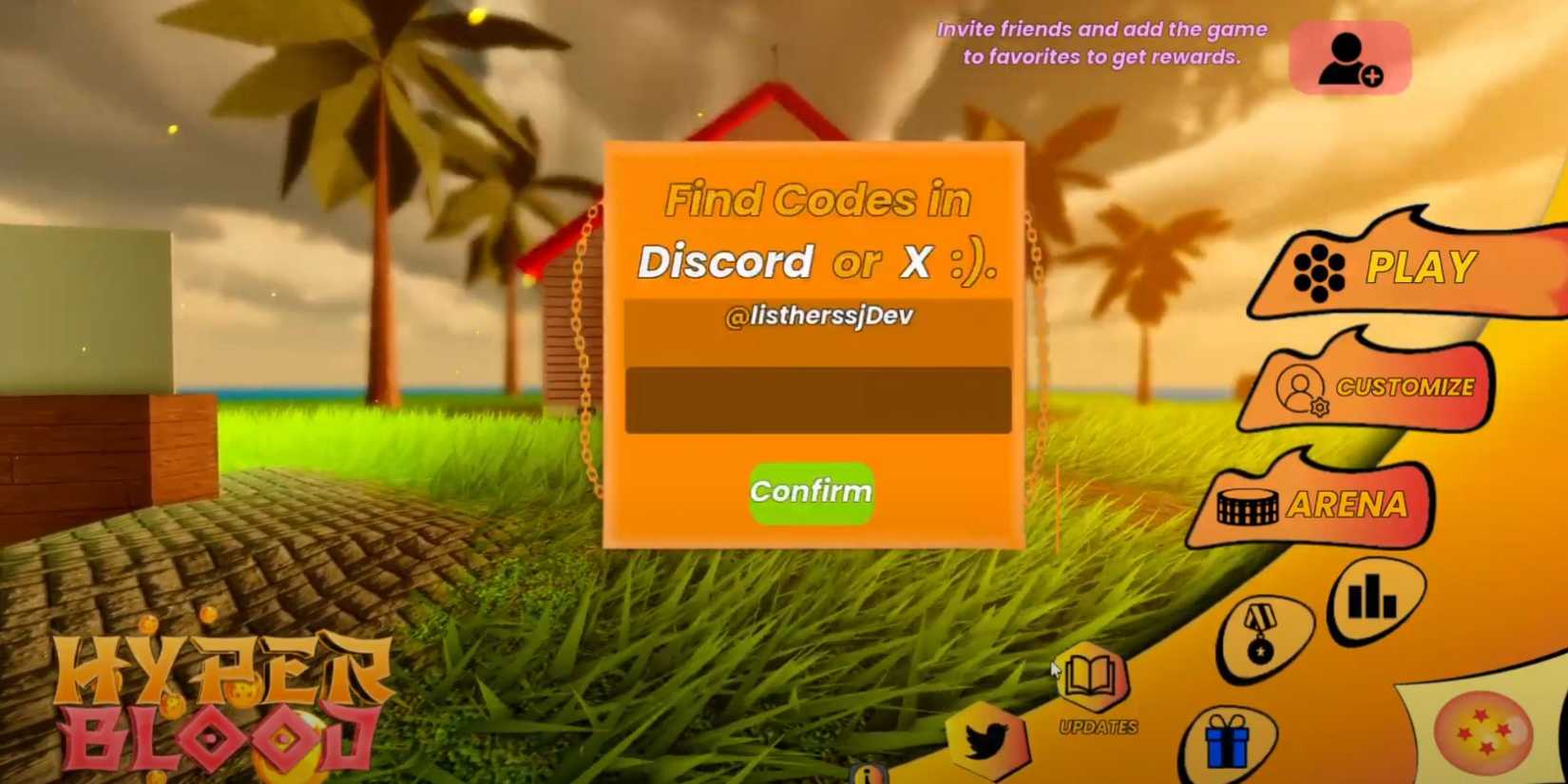 Roblox: Dragon Ball Hyper Blood Reborn Codes