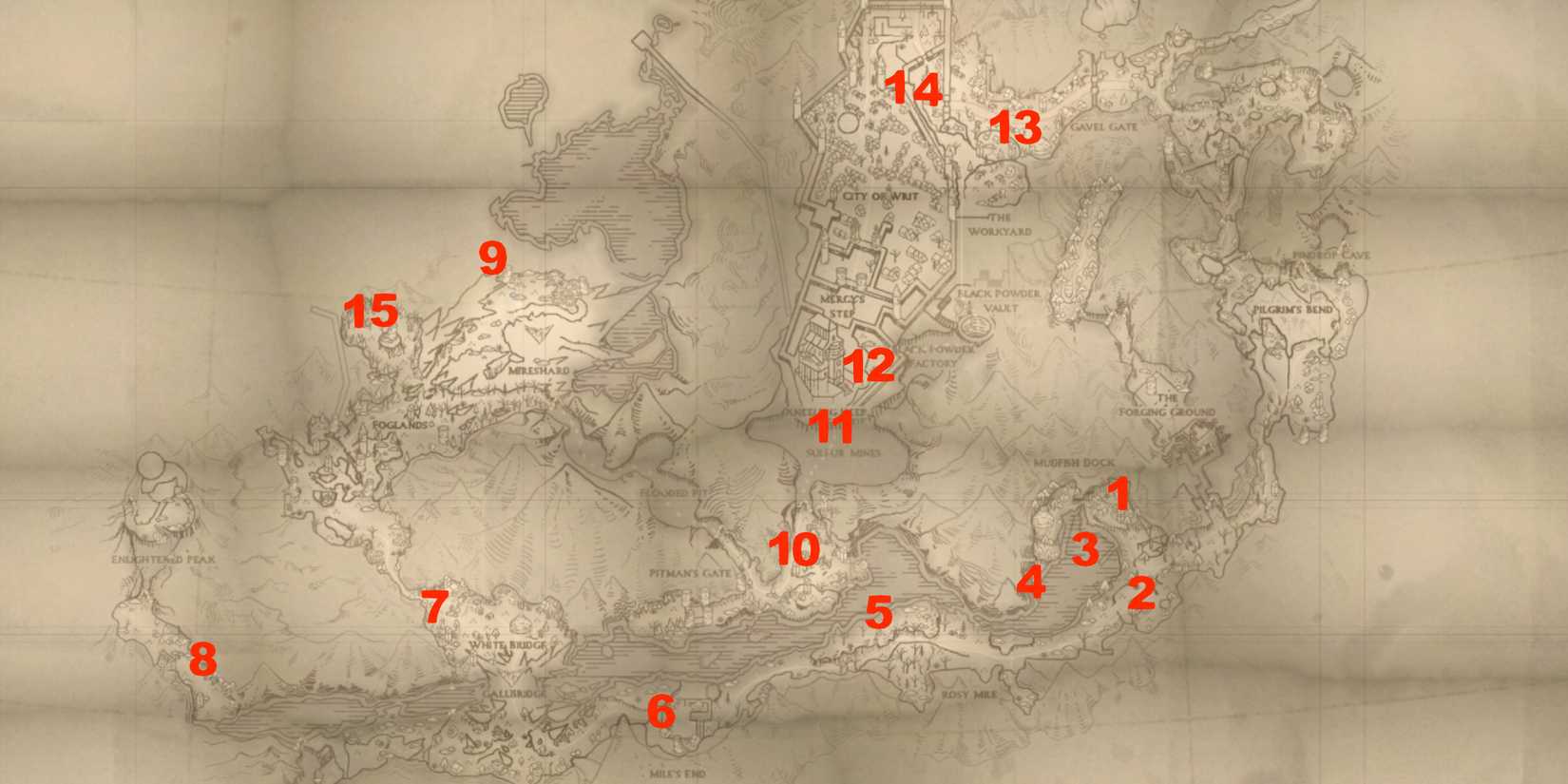 Flintlock: The Siege of Dawn - All Banner Locations