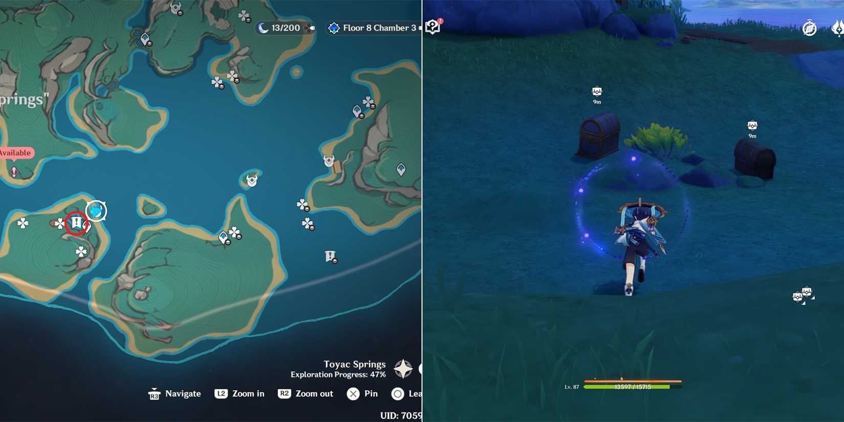 Azure Obsidian Ring/Fragments Locations: All Precious & Luxurious Chest ...