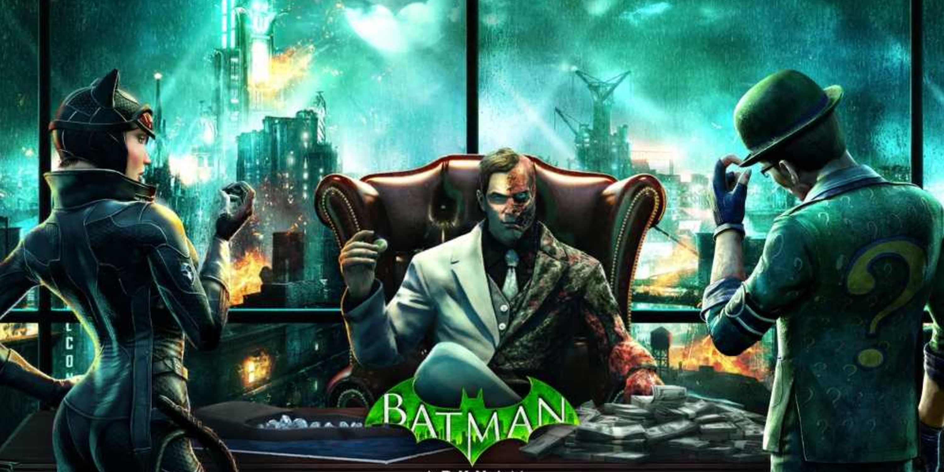 Riddler Hintergrundbild Arkham City