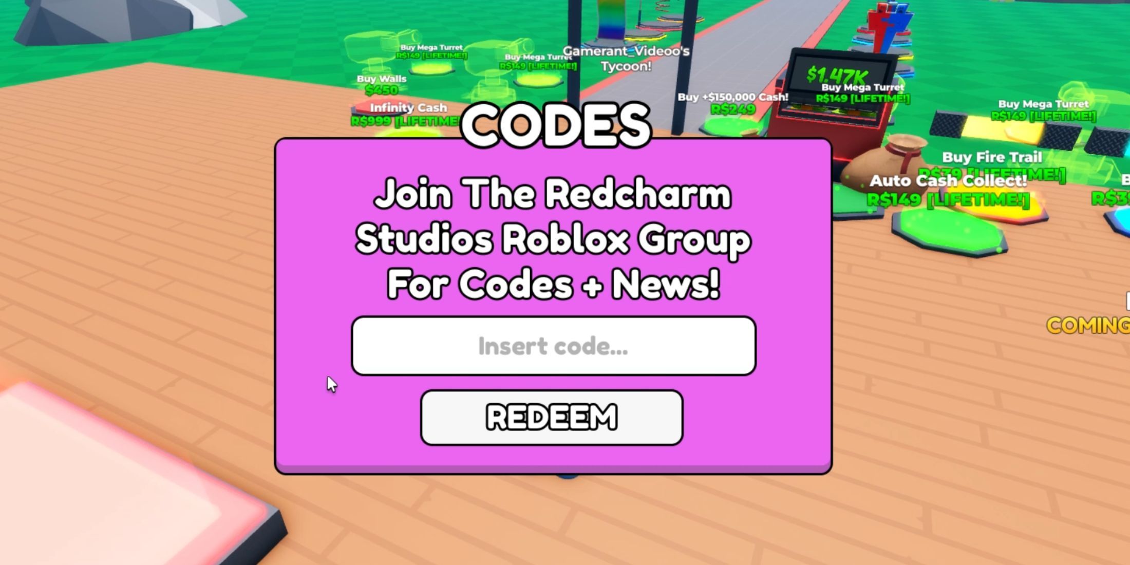 Roblox: Hello Kitty Tycoon Codes