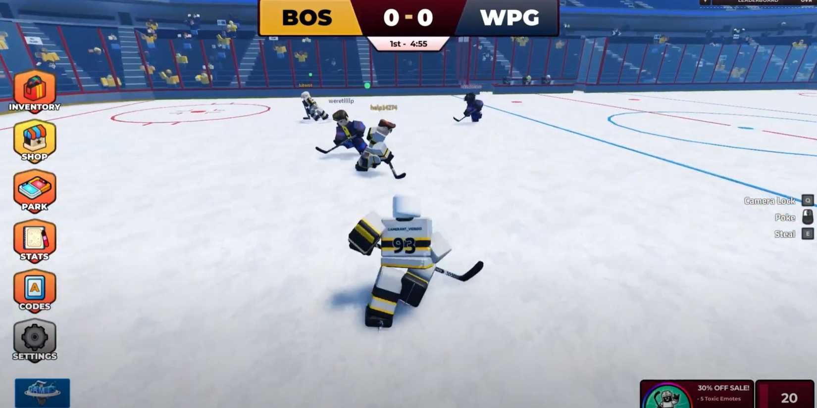 Roblox: Hockey Legends Codes
