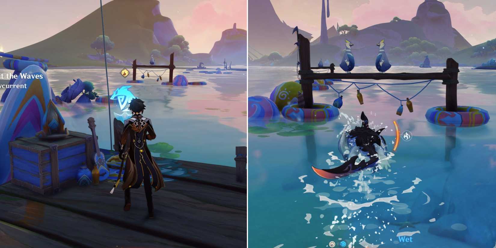 Shiny Shells Location In Stride on Rainbows, Split the Waves Quest ...