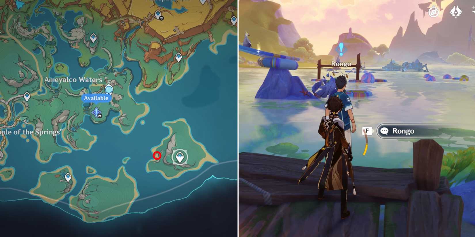 Shiny Shells Location In Stride on Rainbows, Split the Waves Quest ...