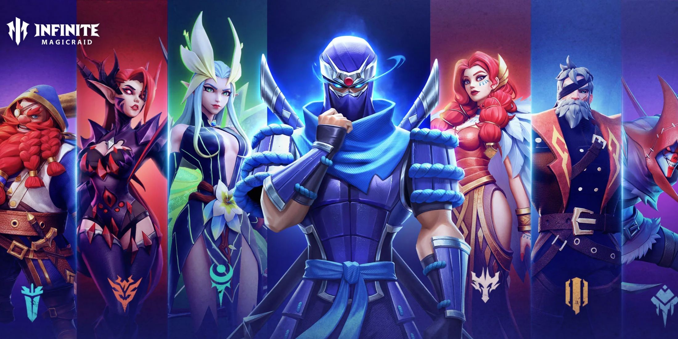 Infinite Magicraid Codes