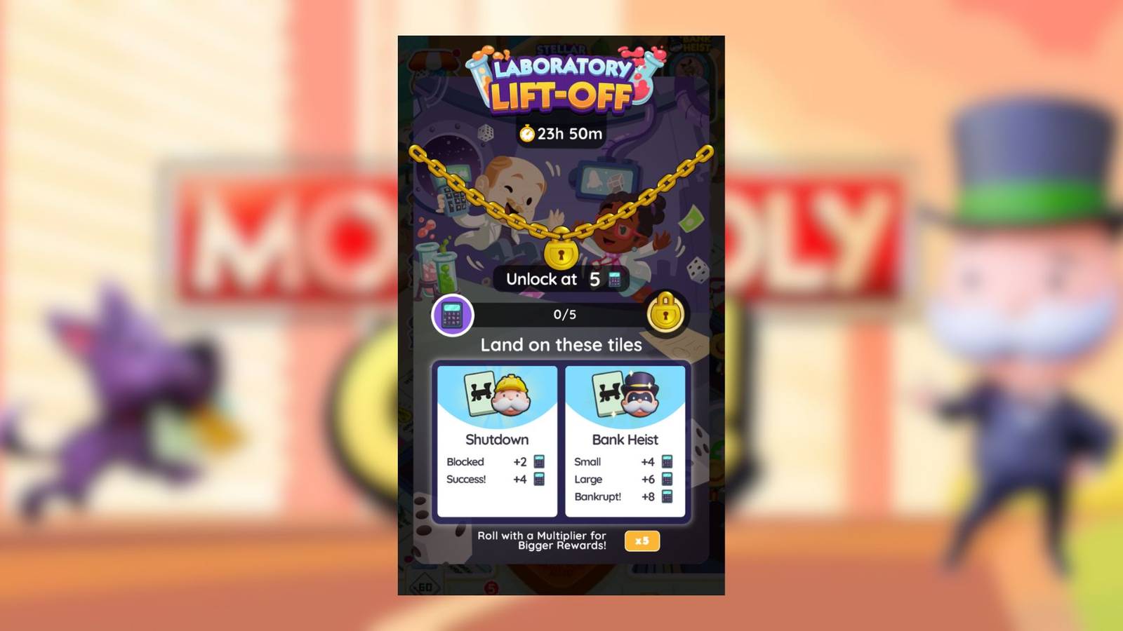 Monopoly GO: Laboratory Lift Off Rewards And Milestones