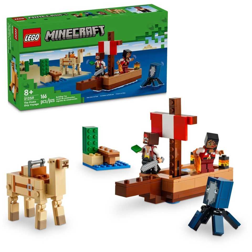 7 New LEGO Minecraft Sets Including the Crafting Table are Available Now