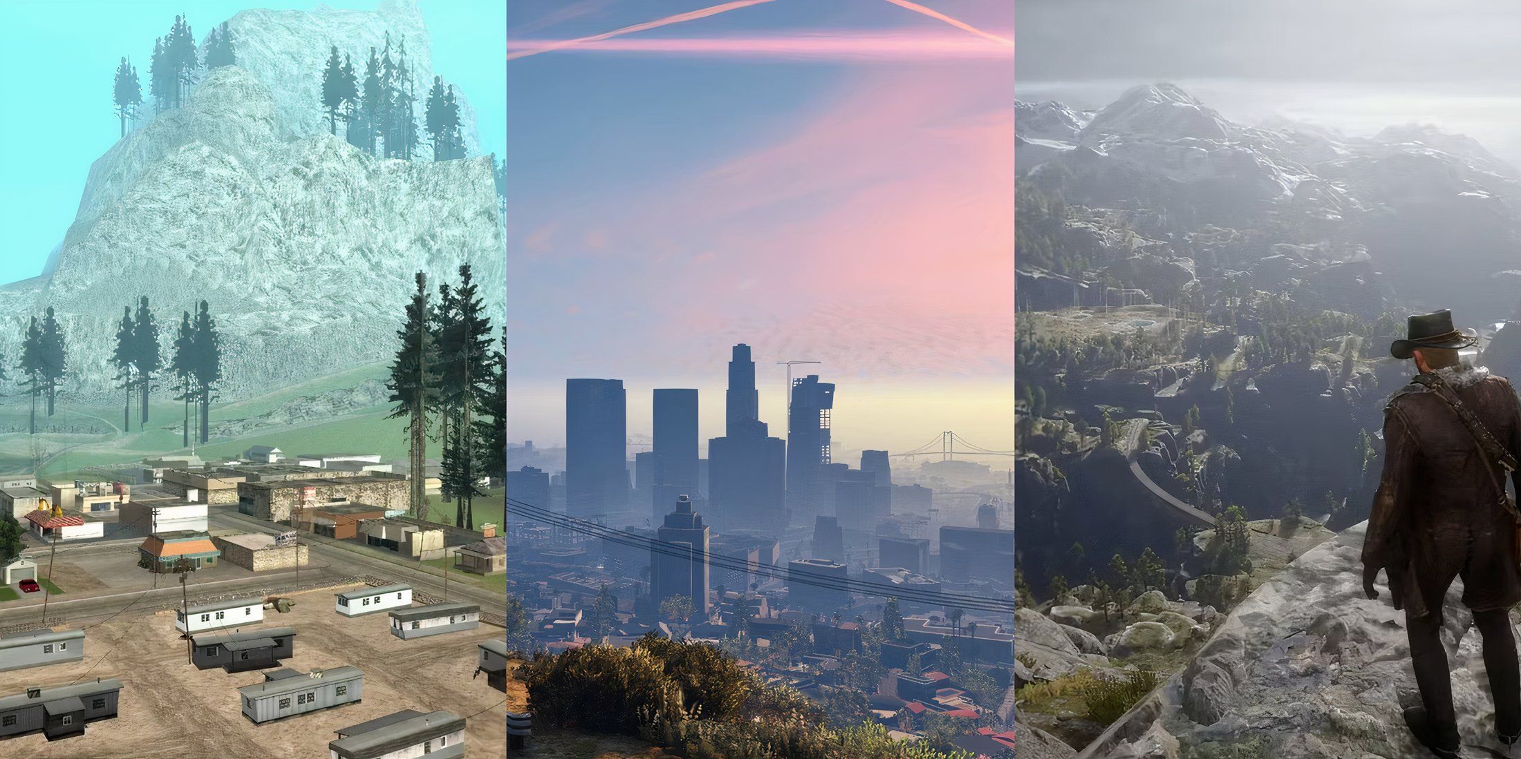 The Best Open-Worlds In Rockstar Games