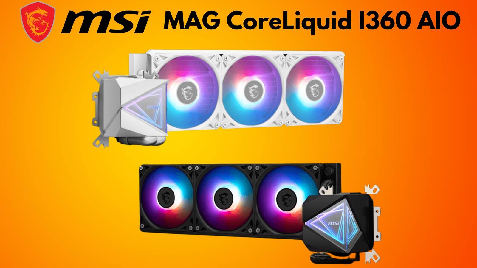 MSI's New MAG CORELIQUID I360 AIO is Cooler with Less Cables