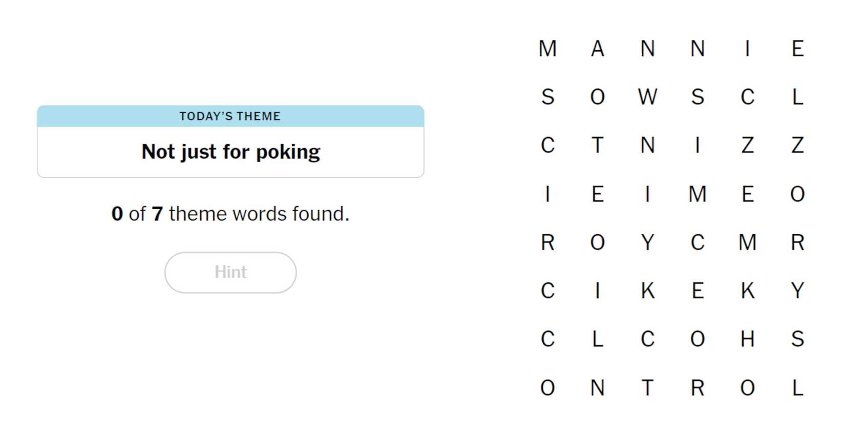 New York Times Strands Hints and Answers for August 10, 2024