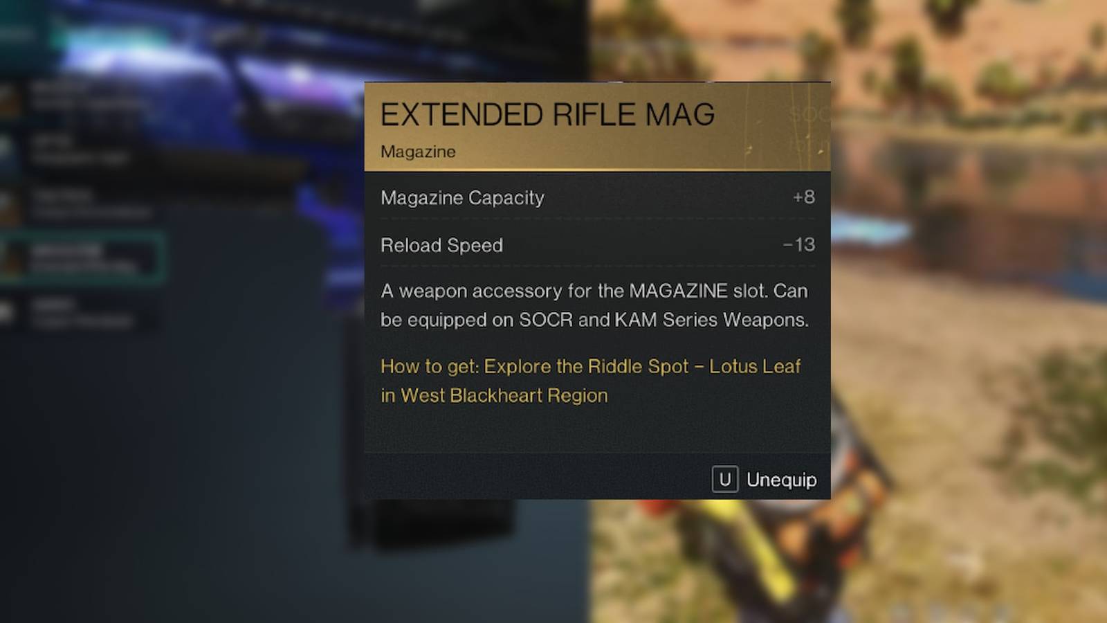 How To Get The Extended Rifle Mag In Once Human