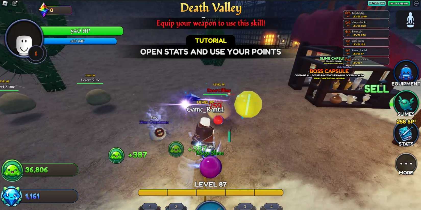 Roblox: Slime Slaying Online RPG Codes