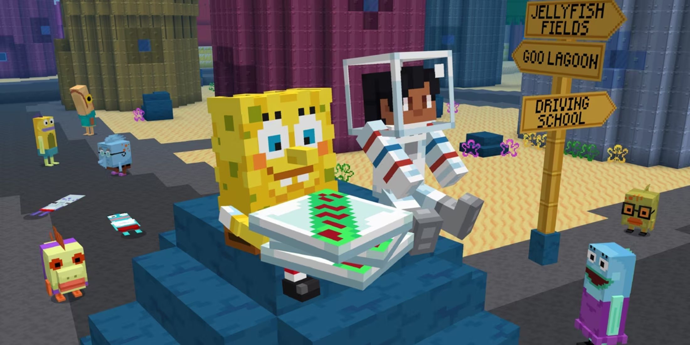 Spongebob Squarepants Minecraft Pe Skins Download And Play SPONGE