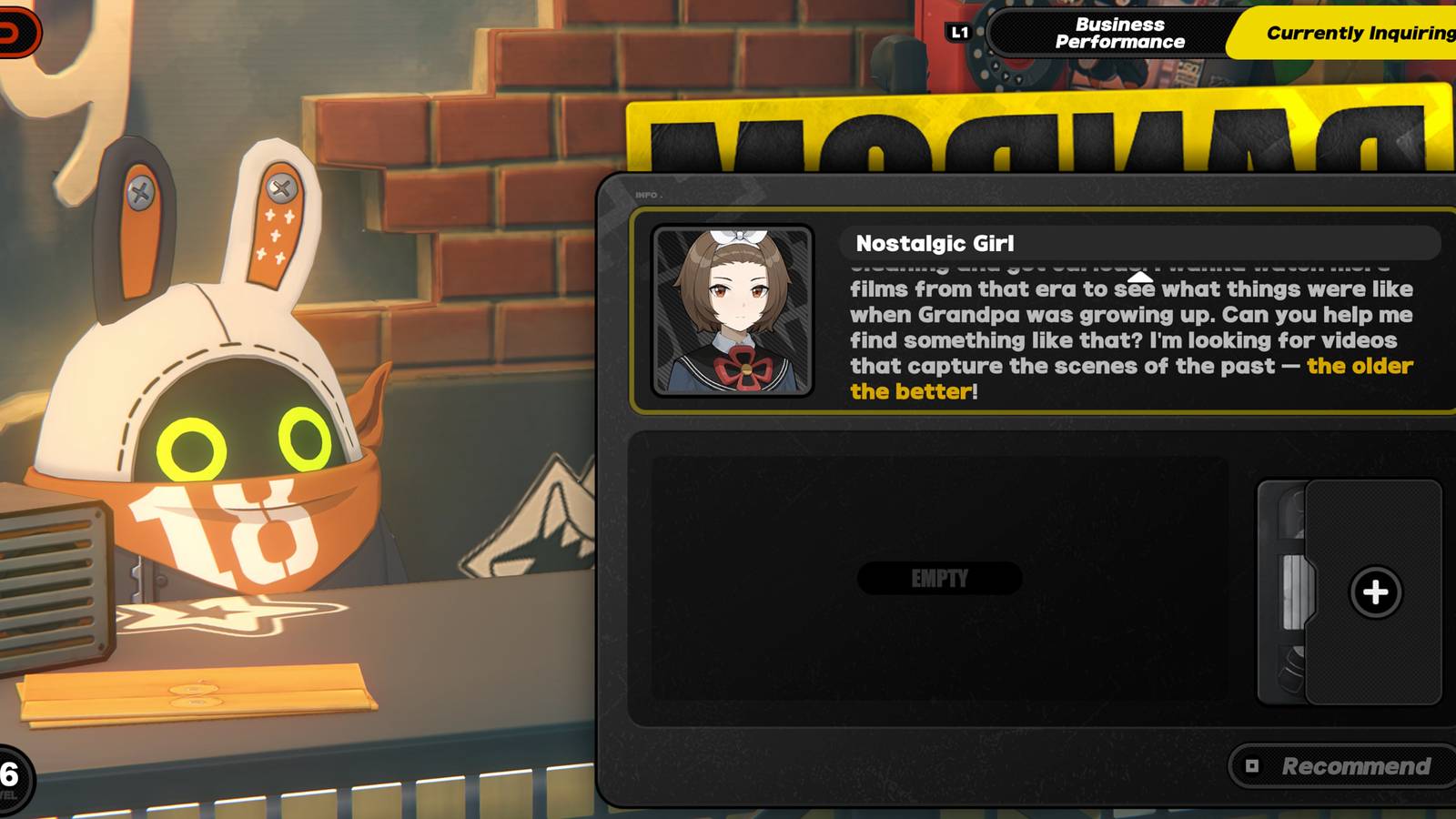 Nostalgic Girl In ZZZ (The Older The Better Videotape) - Zenless Zone Zero