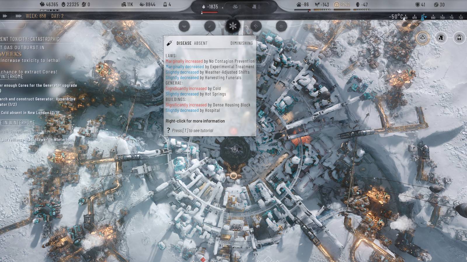 Frostpunk 2: How to Decrease Disease
